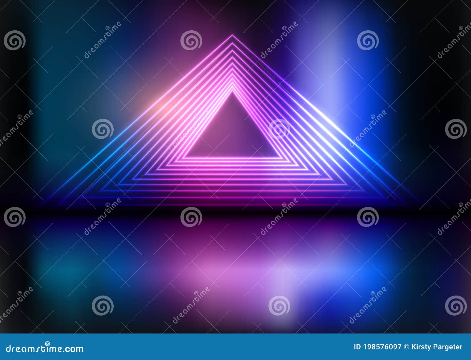 Neon Abstract Display Background Stock Vector - Illustration of ...