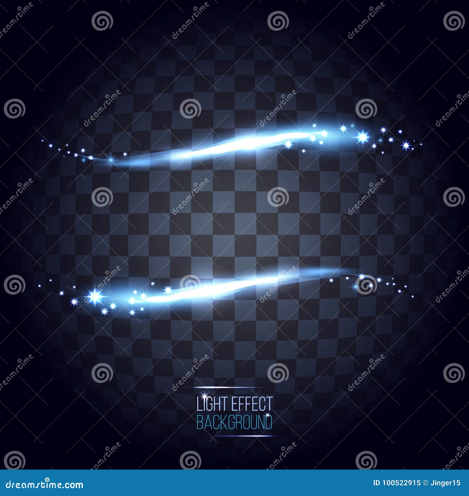 Neon Abstract Lens Horizontal Banner on Transparent Background 2 Stock ...