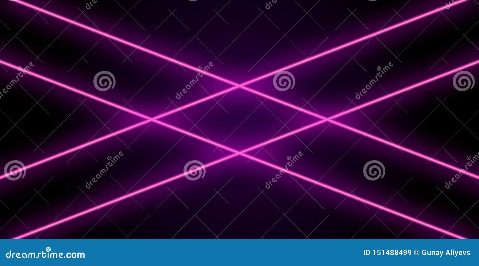 Neon Abstract Line Pink Background Stock Illustration - Illustration of ...