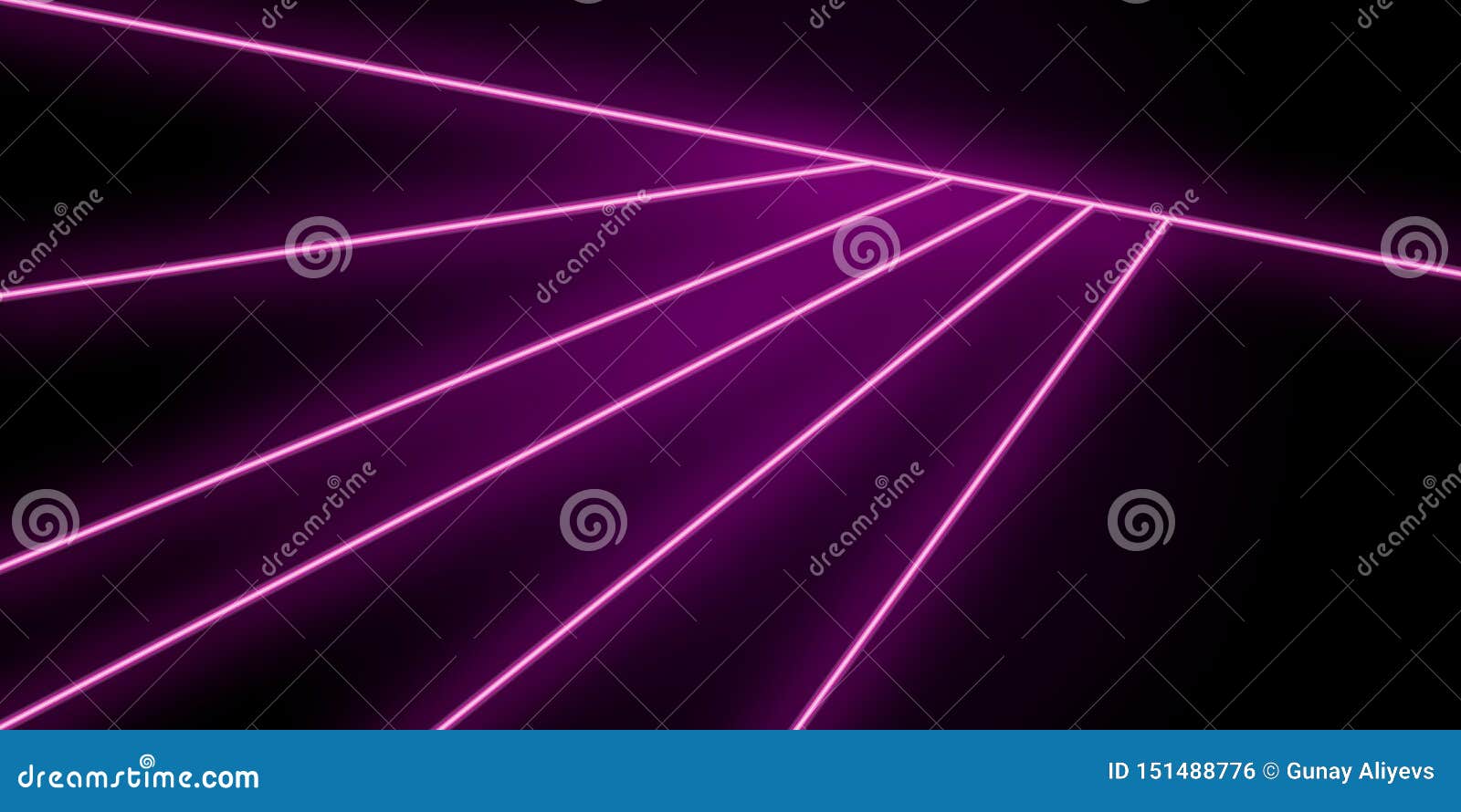 Neon Abstract Line Pink Background Stock Illustration - Illustration of ...