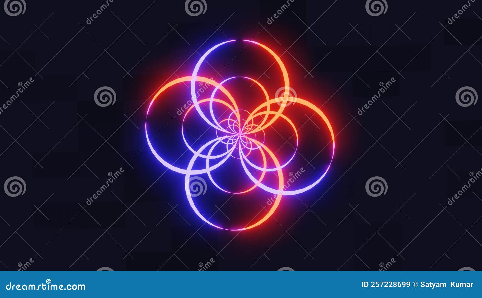 Neon Abstract Shining 3D Render Dark , 3D Rendering Image Stock ...