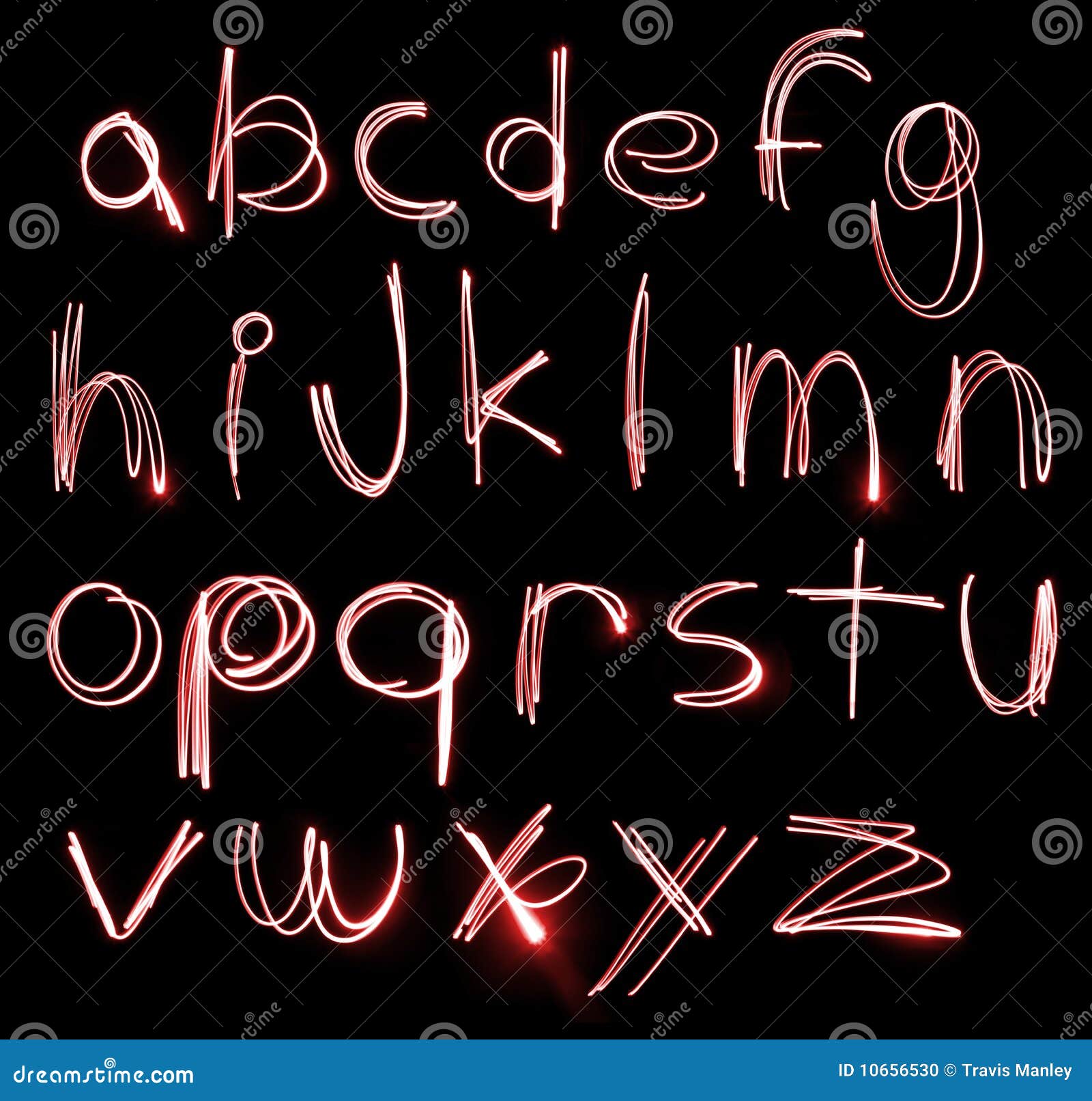 Neon Alphabet set stock illustration. Illustration of typeset - 10656530
