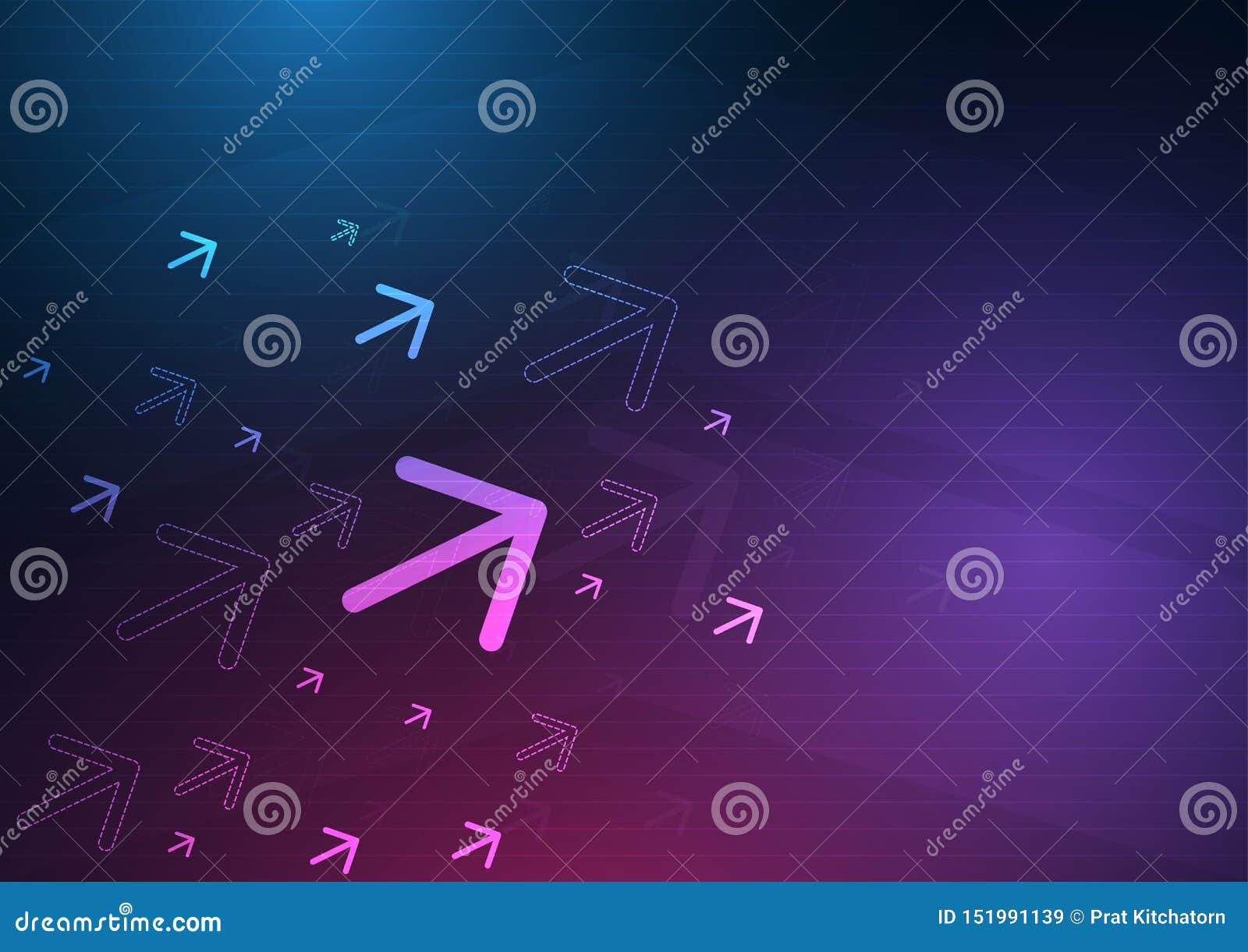 Neon Arrow Speed Background Stock Vector - Illustration of cyber, arrow ...