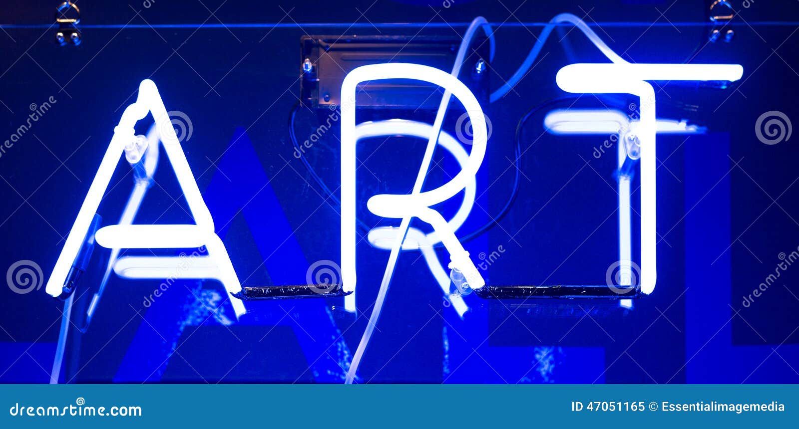 Neon Art Sign stock image. Image of glow, shape, artist - 47051165