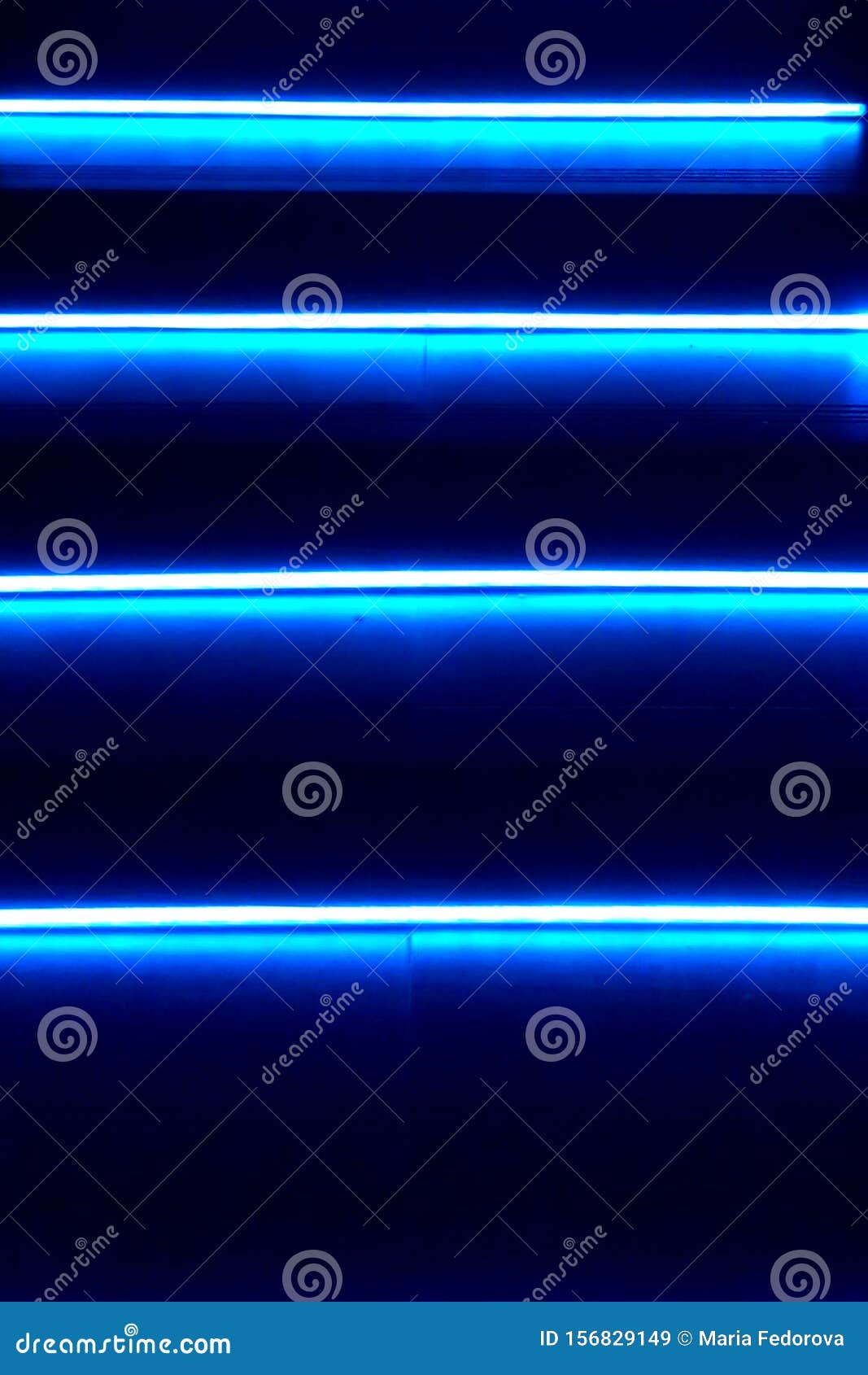 Neon Background. Blue Stripes Stock Image - Image of improvement ...