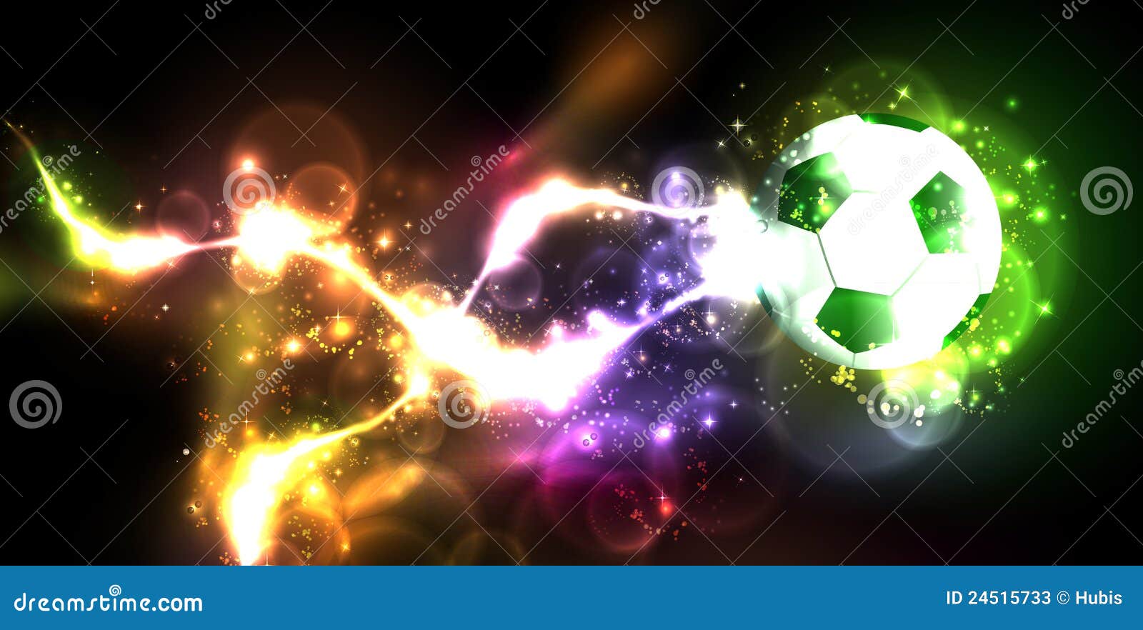 Neon banner football stock vector. Illustration of label - 24515733