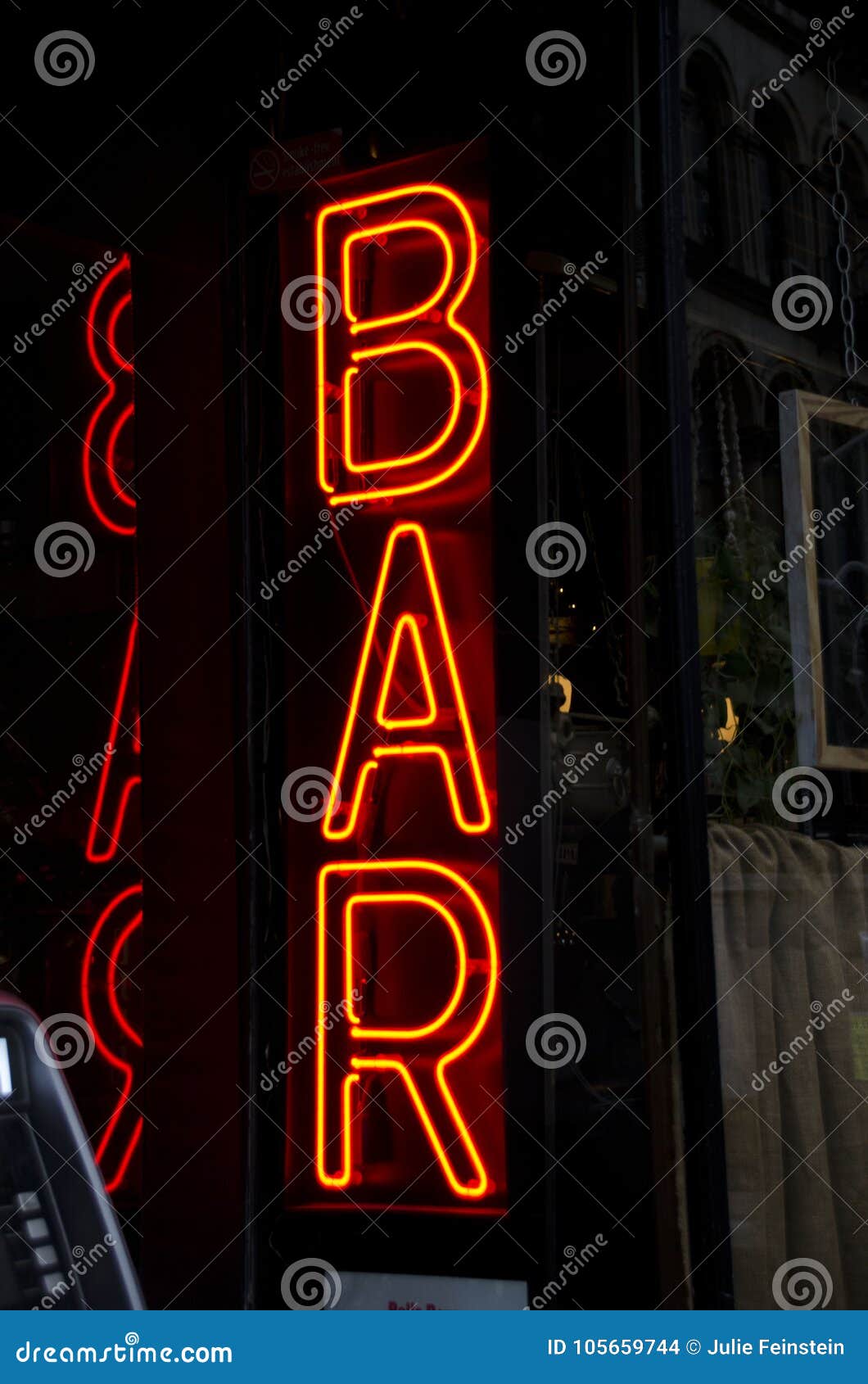 Neon Saloon Stock Photo | CartoonDealer.com #17159160