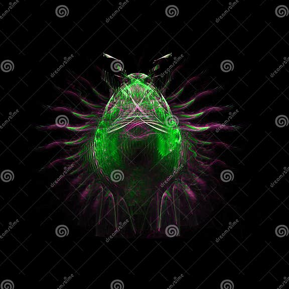 Neon Beetle stock photo. Image of original, surreal, trippy - 5535420