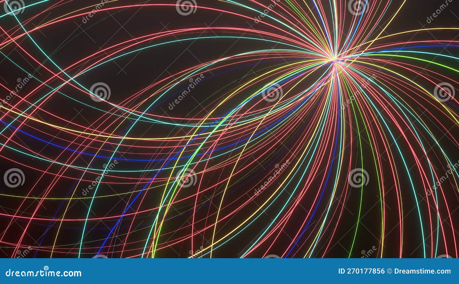 Neon Bend Line -abstracted, Dramatic, Modern and Modern High -quality ...