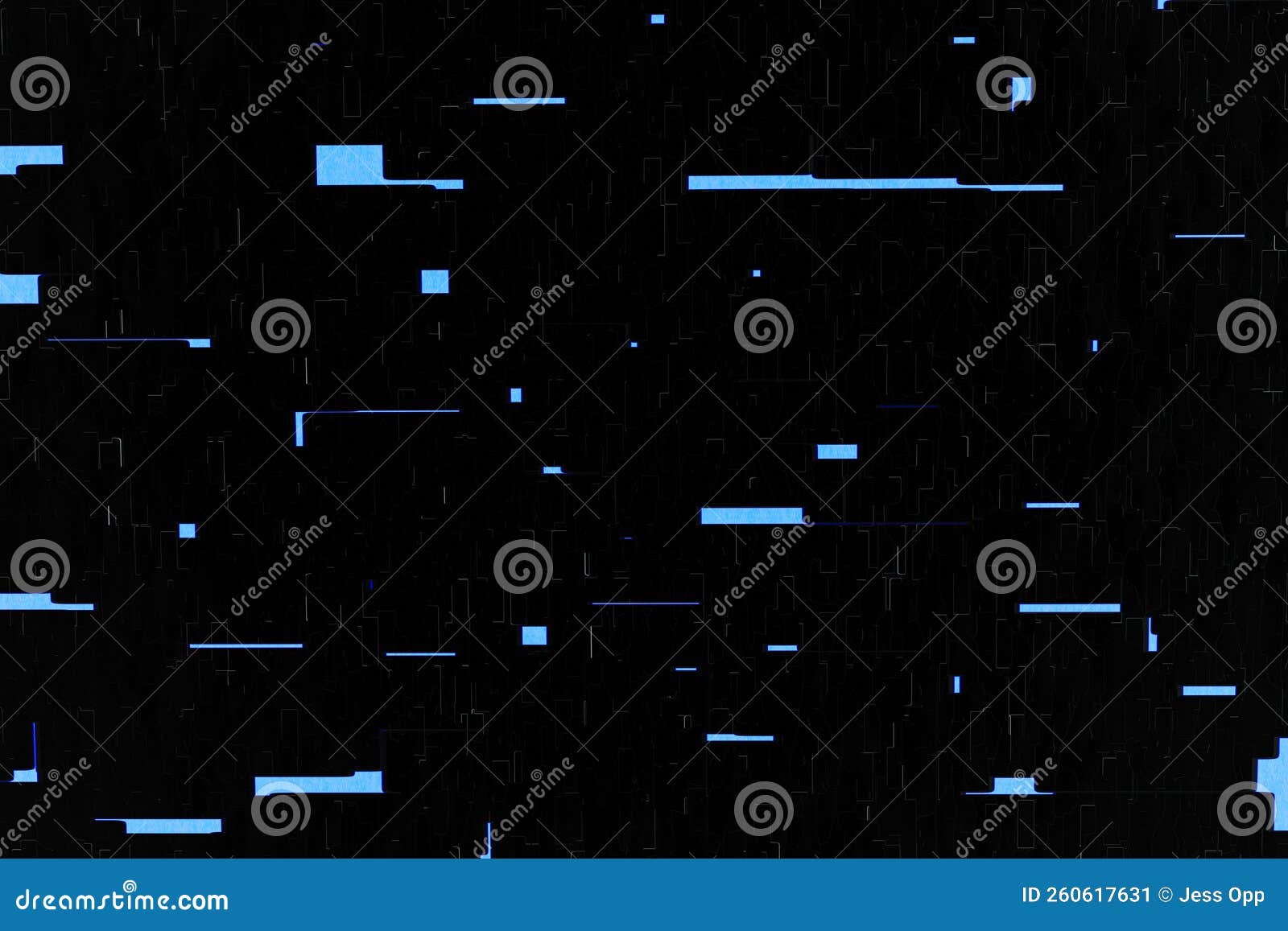 Neon Blue Abstract Patterns on Dark Background. Backgrounds and ...