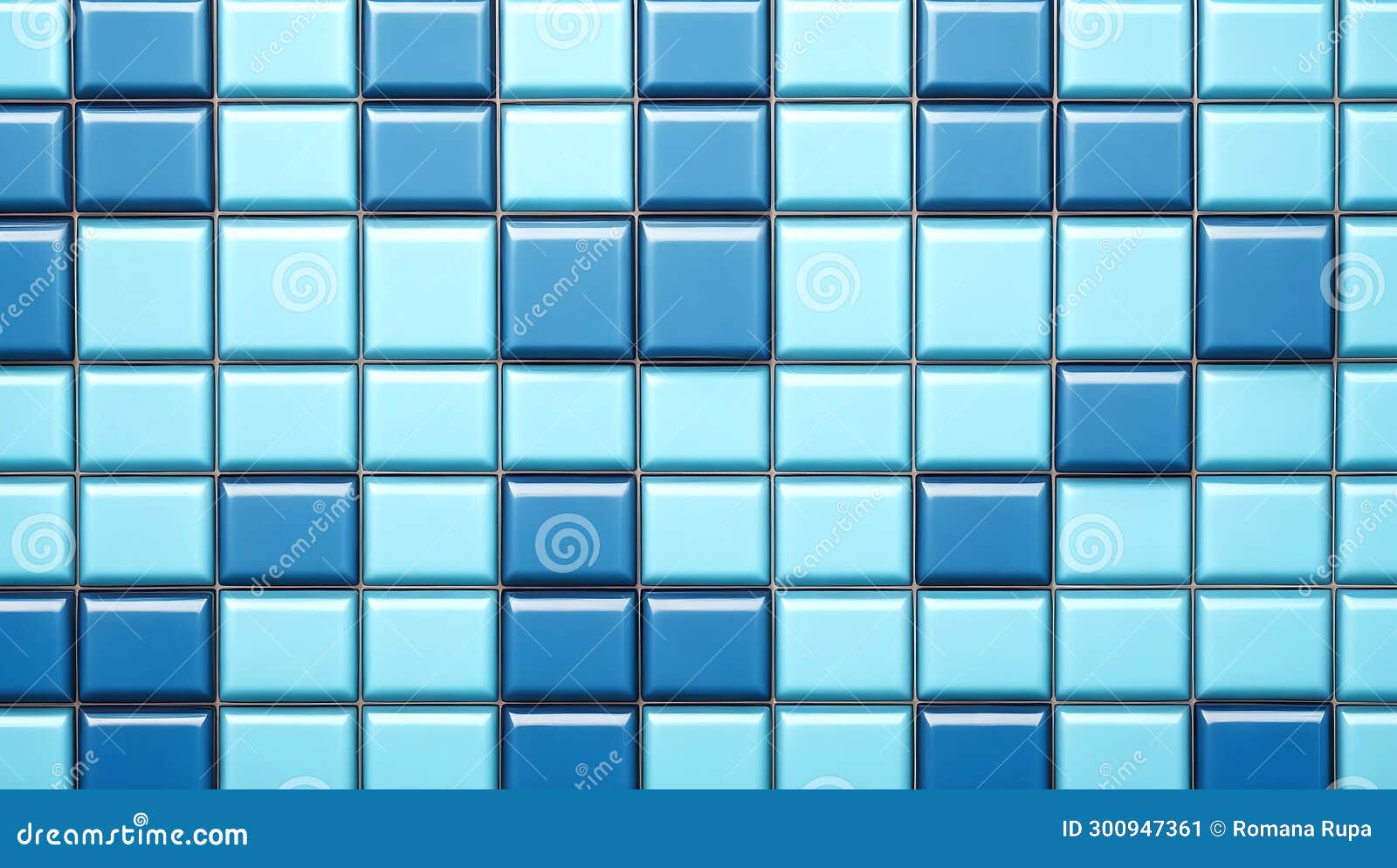 Neon Blue Color Grid Ai Generated Stock Illustration - Illustration of ...