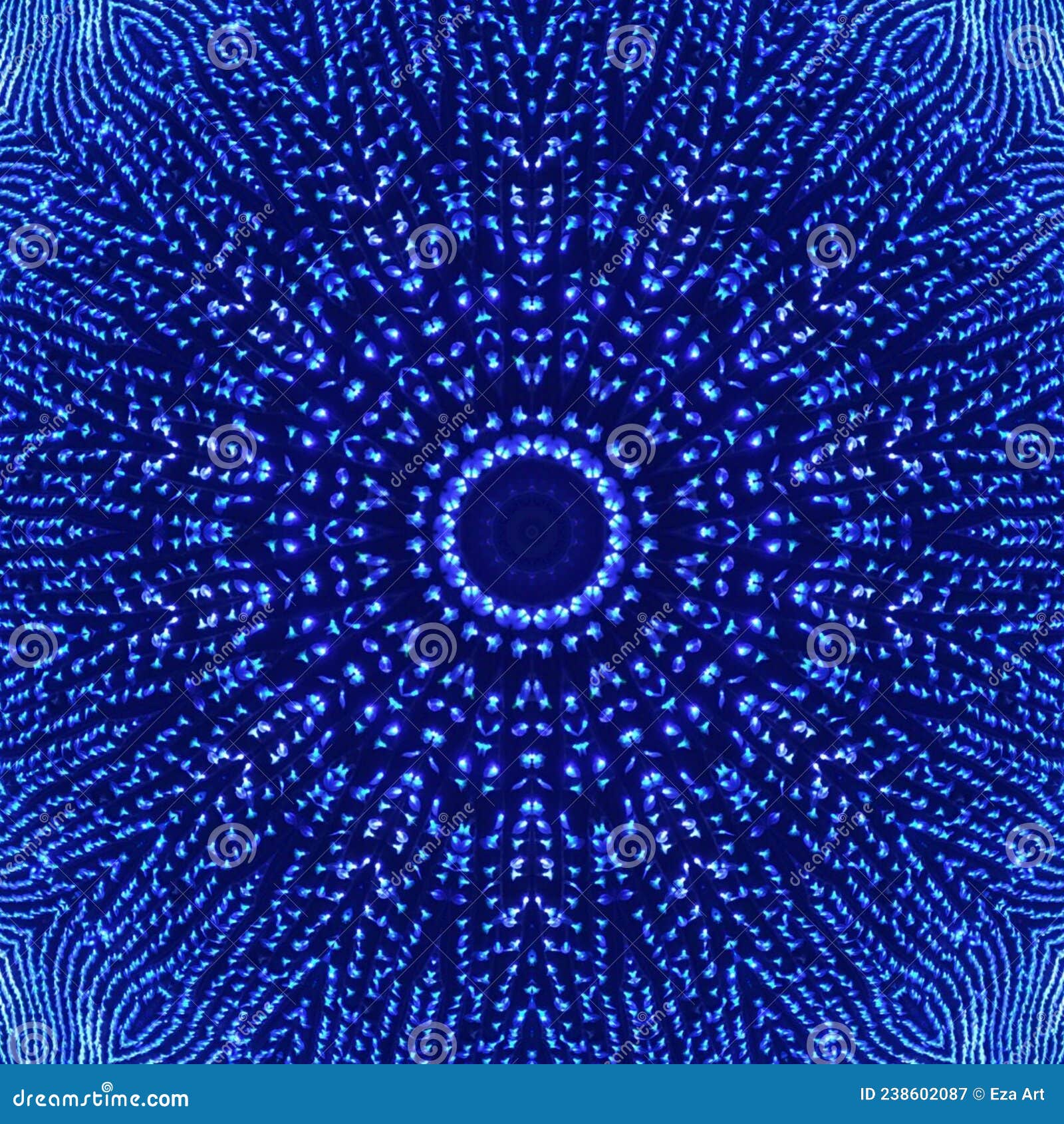 The Neon Blue Light Abstract Background Stock Image - Image of light ...