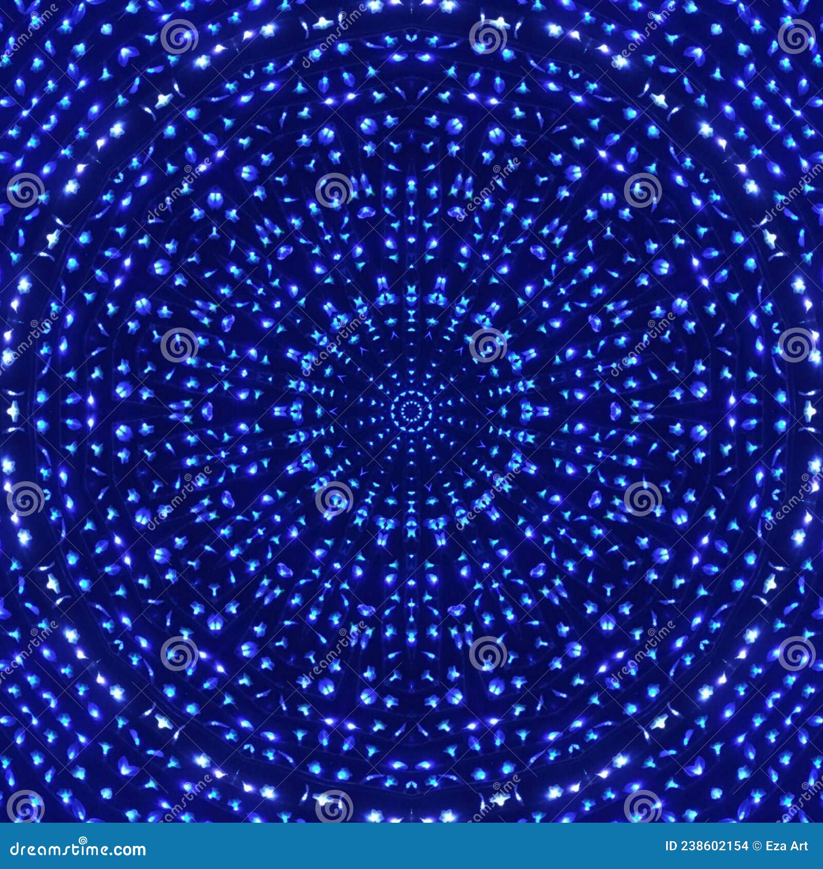 The Neon Blue Light Abstract Background Stock Photo - Image of glass ...