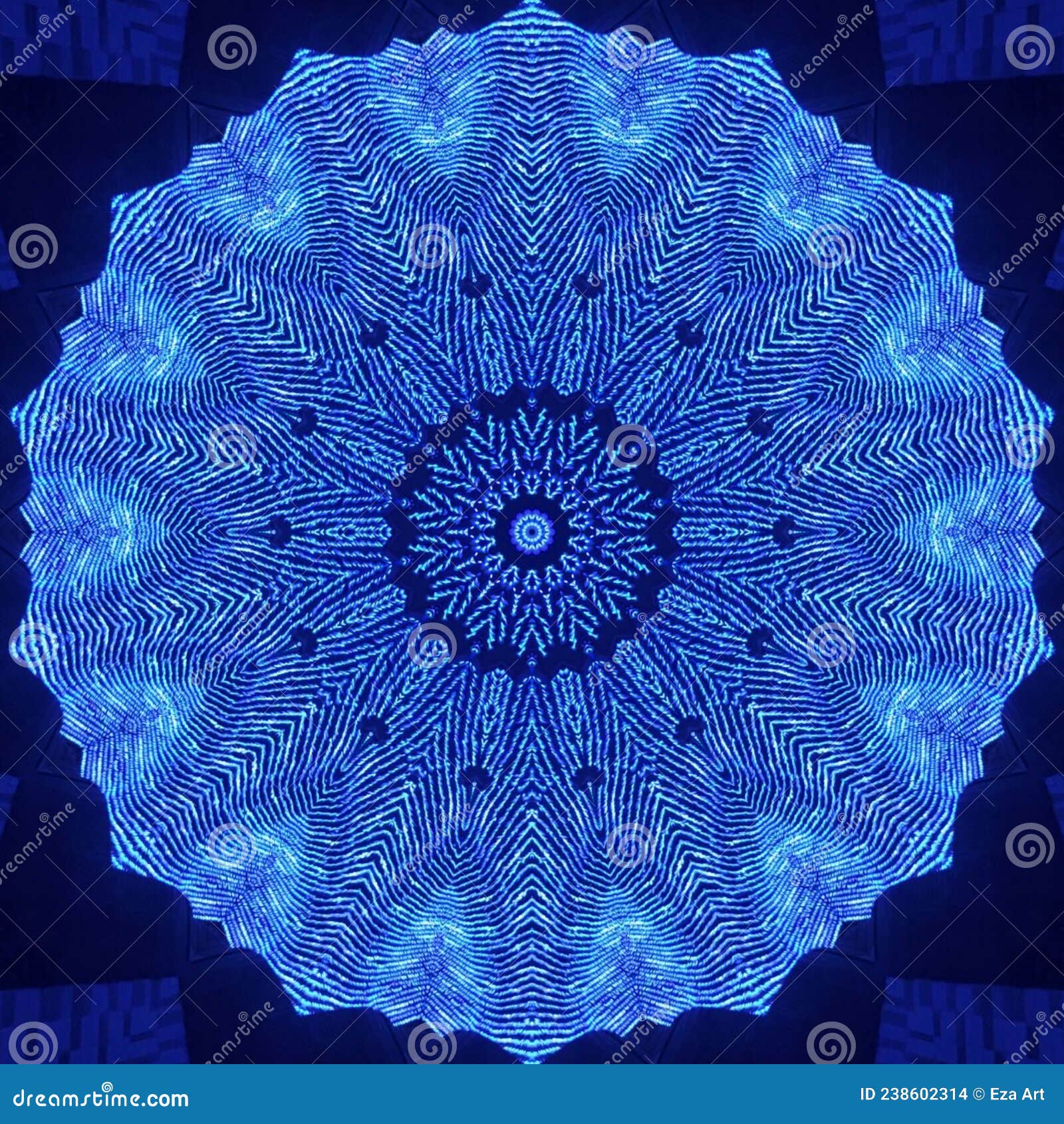 The Neon Blue Light Abstract Background Stock Photo - Image of line ...