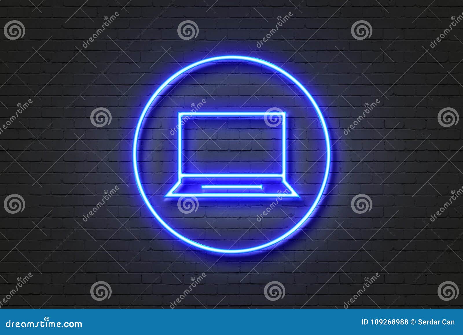 Neon light icon notebook stock illustration. Illustration of lifestyle ...