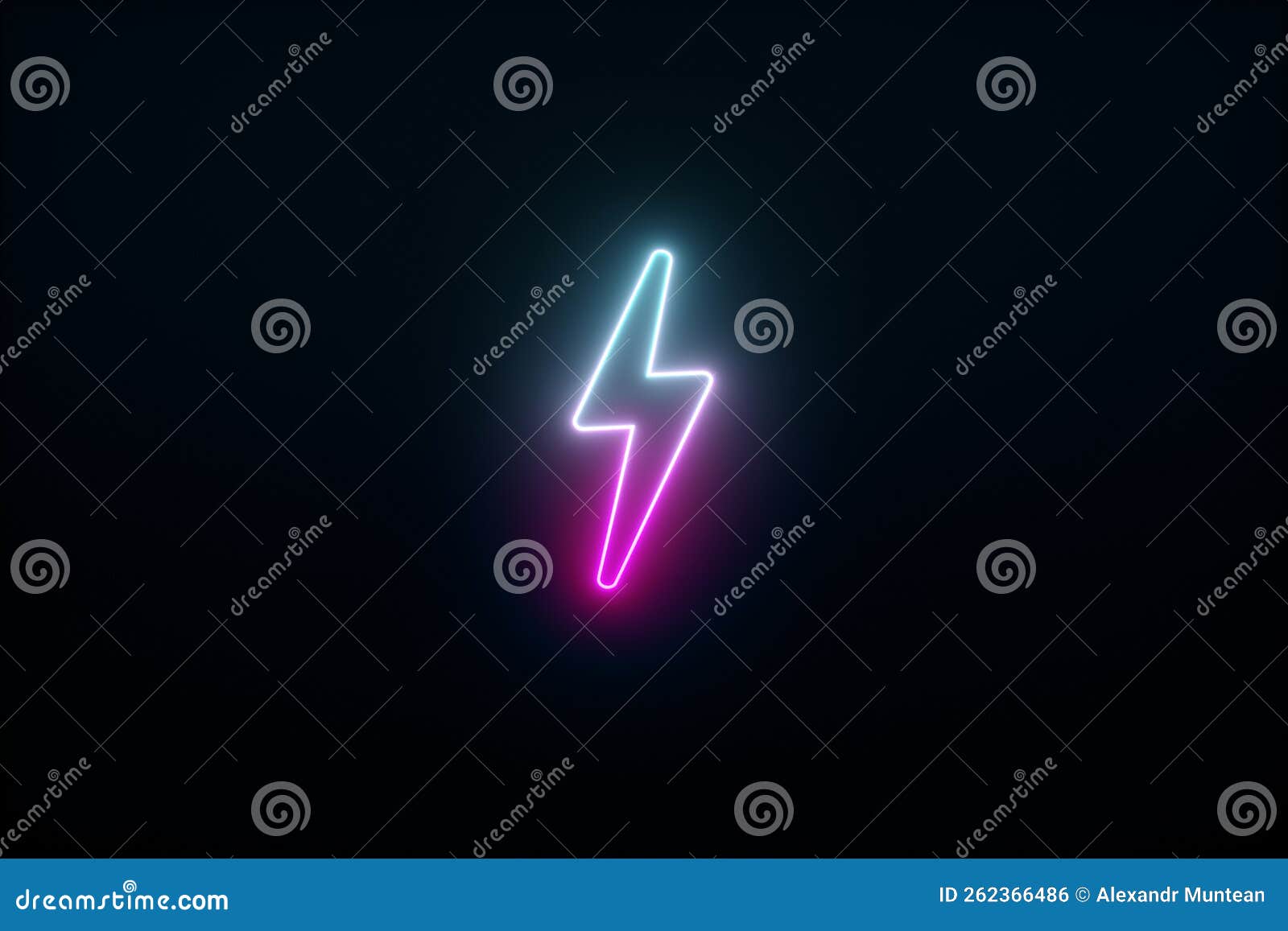 Neon Screw Bolt Dag Red Color Vector Illustration Image Flat Style ...