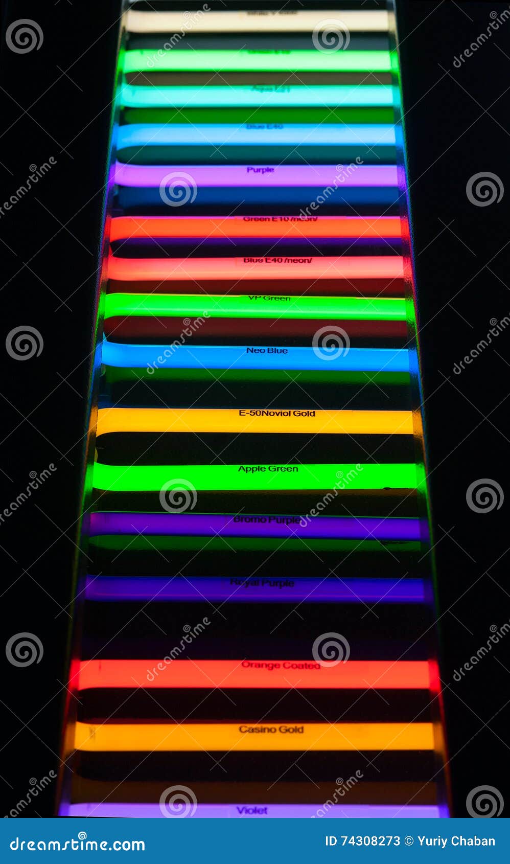 Neon bulbs stock image. Image of color, bulb, style, light - 74308273