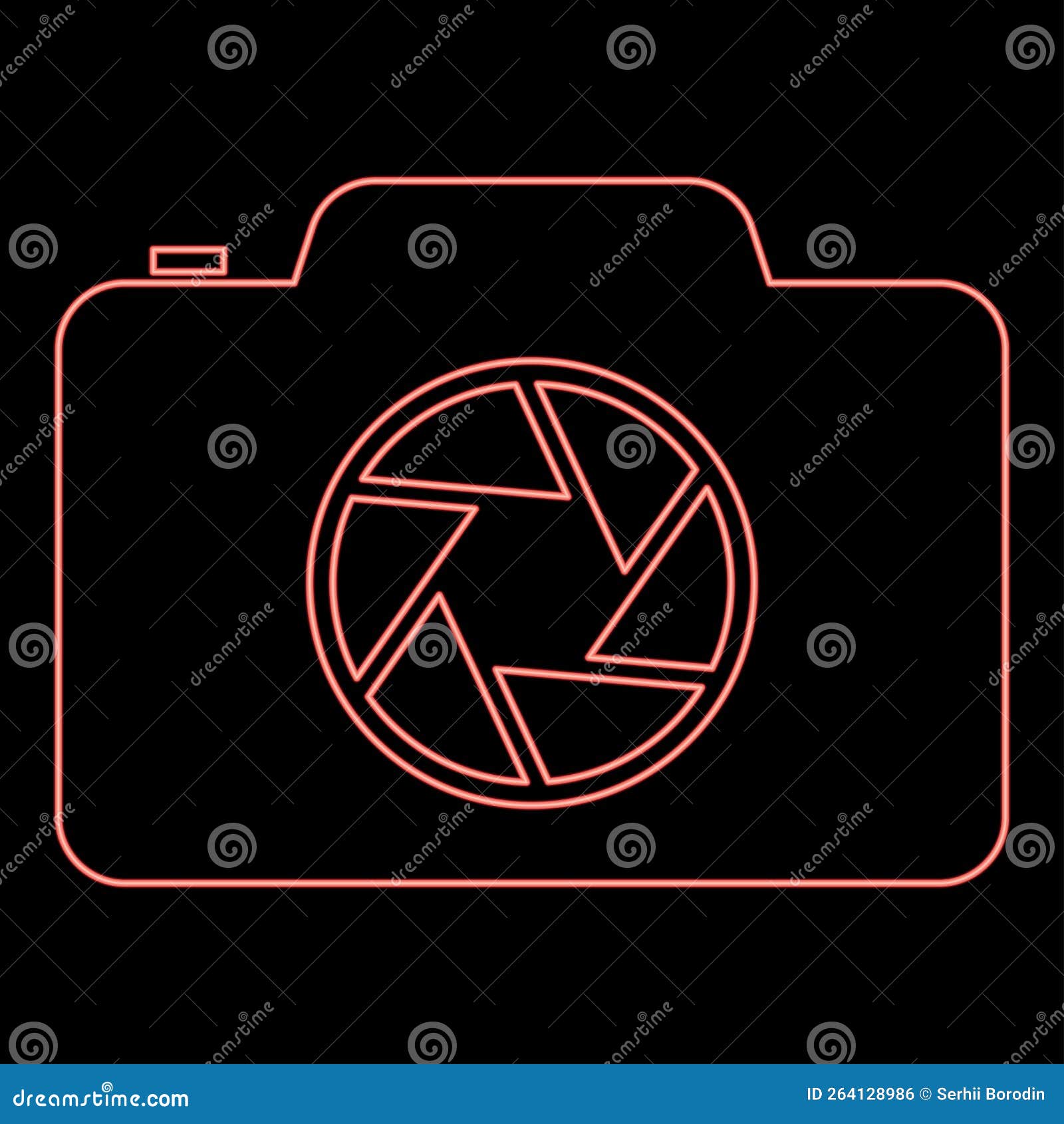 Neon Camera Sign. Bright Photo Camera Symbol. Cartoon Vector ... Neon Camera Sign. Bright Photo Camera Symbol. Cartoon Vector ...