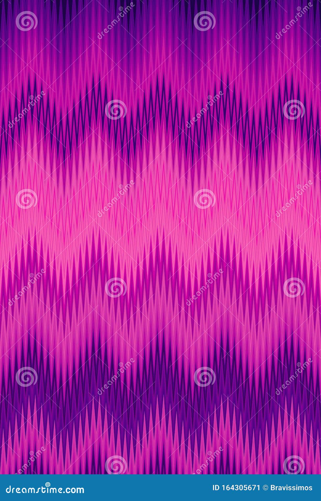 Neon Chevron Zigzag Background Ultra. Magenta Blazing Stock ...