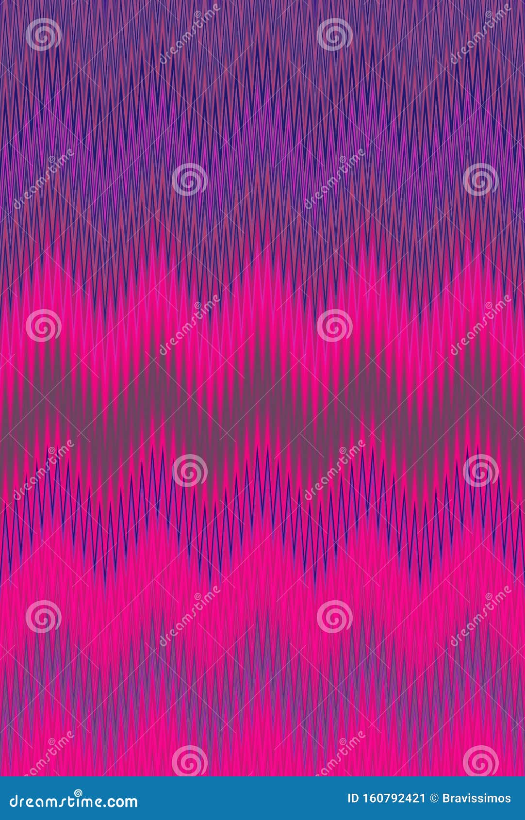 Neon Chevron Zigzag Background Ultra. Purple Lambent Stock Illustration ...