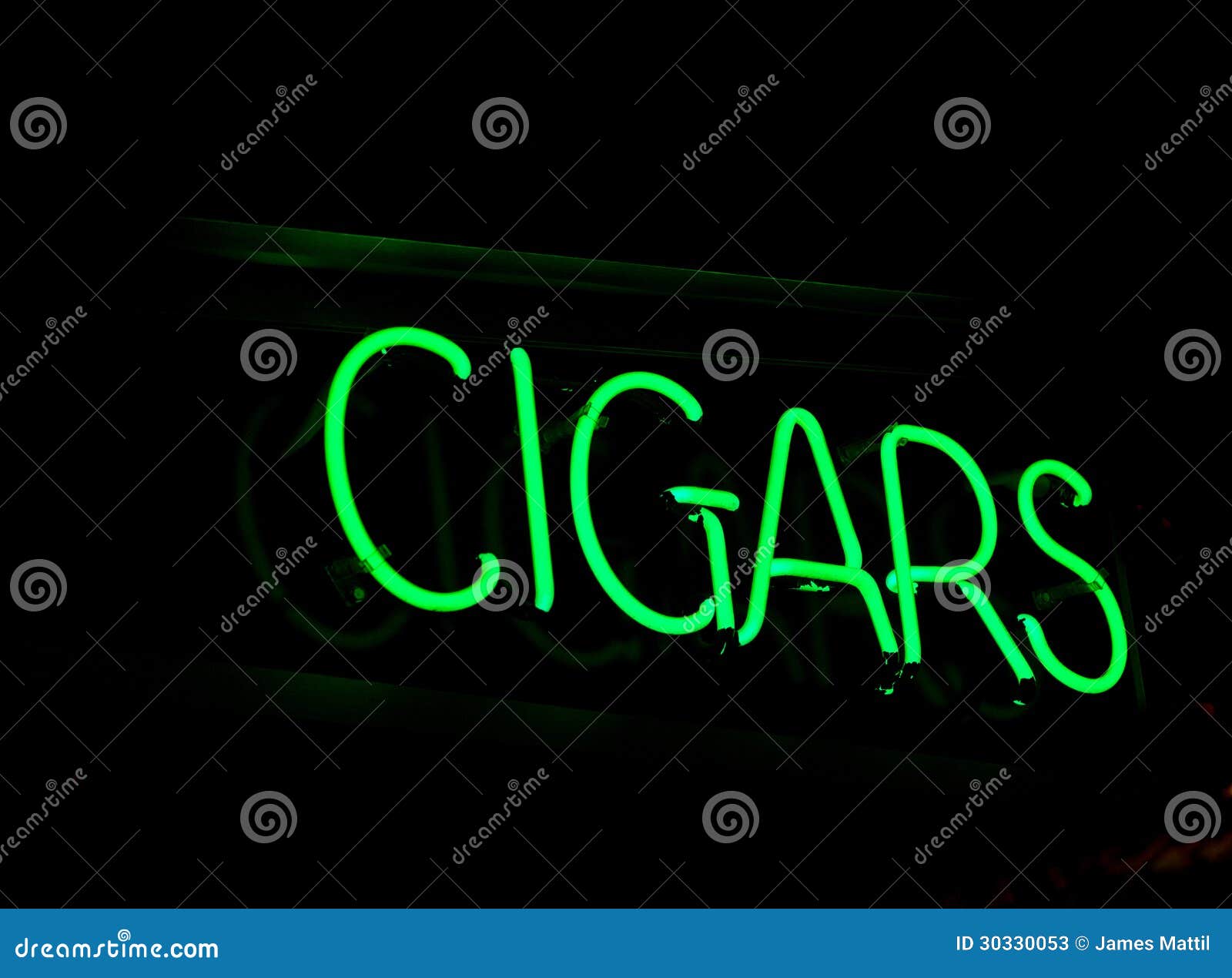 Neon Cigar Sign stock image. Image of sign, glow, cigars - 30330053