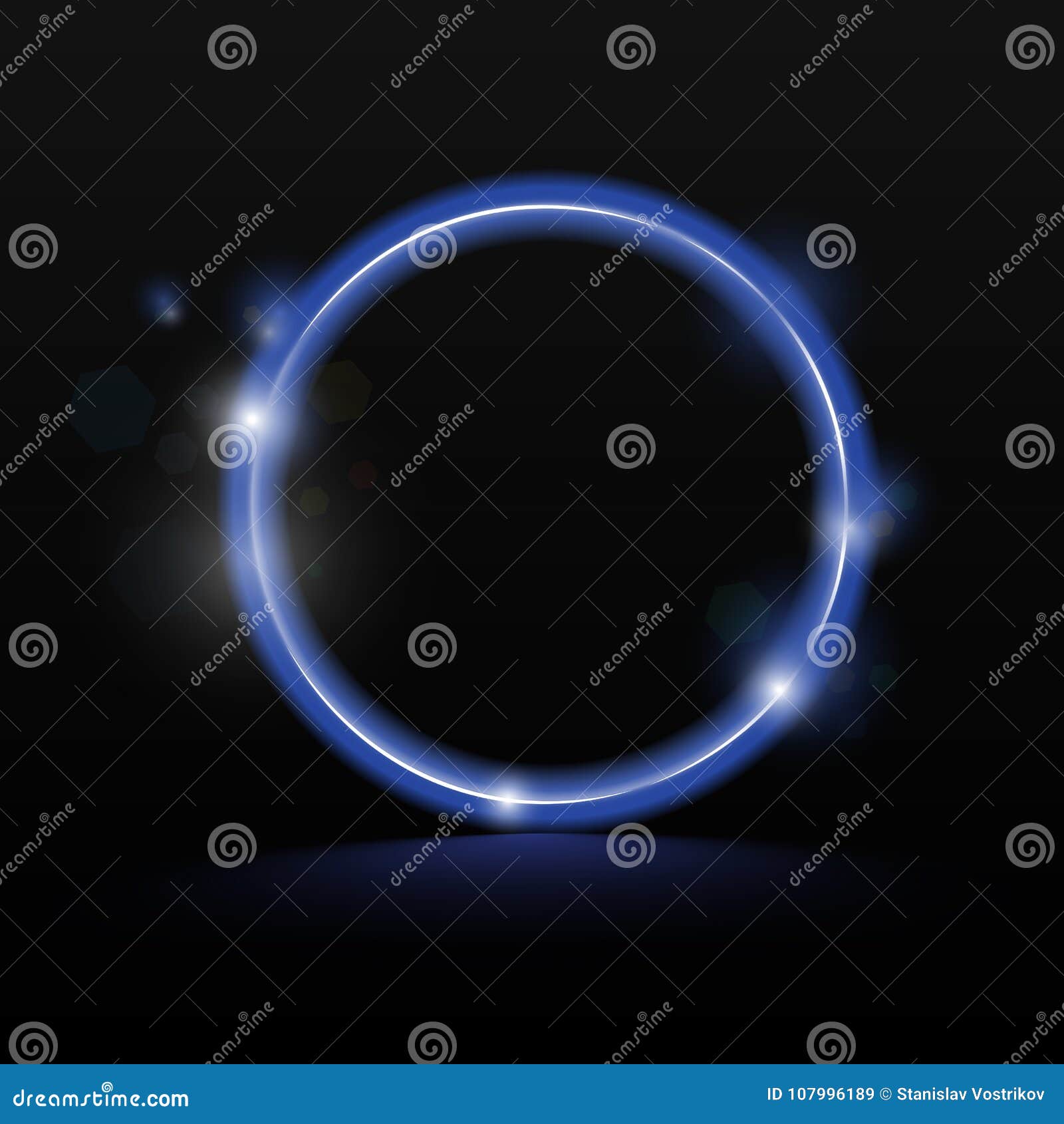 Blue Ultraviolet Neon Glowing Laser Lines Hi-tech Background Stock ...