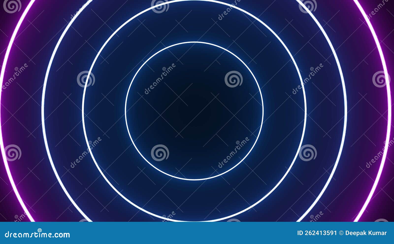 Neon Circle Frame. Set of Round Neon Border Stock Vector - Illustration ...