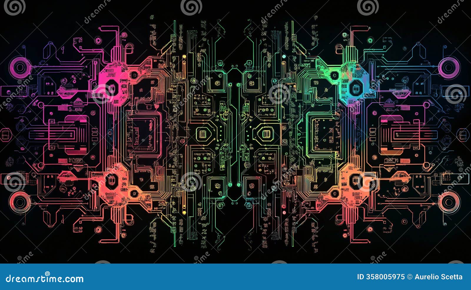 Neon Circuit Patterns Abstract Background. High-tech and Futuristic ... Neon Circuit Patterns Abstract Background. High-tech and Futuristic ...