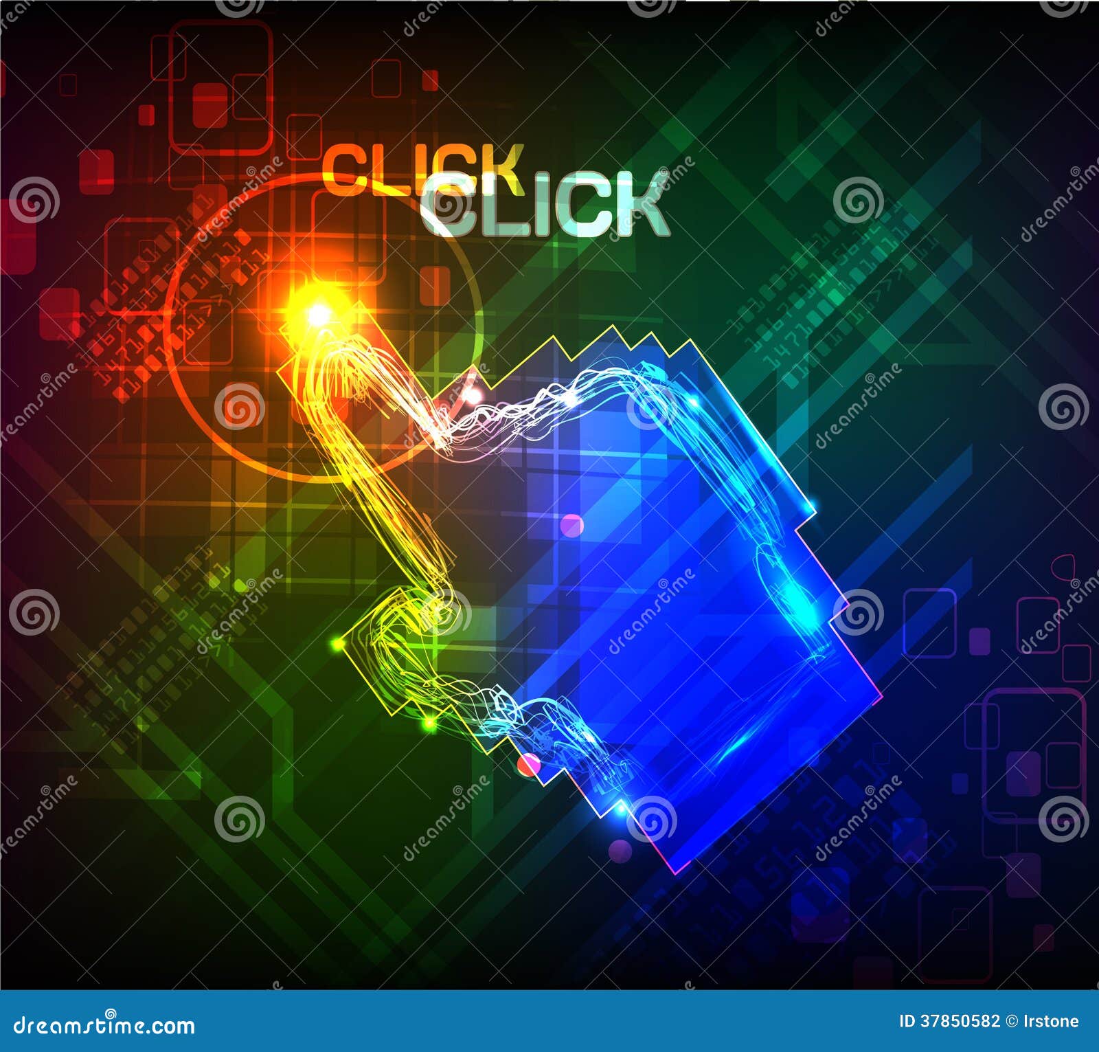 Neon Click Stock Illustrations – 2,727 Neon Click Stock Illustrations ...