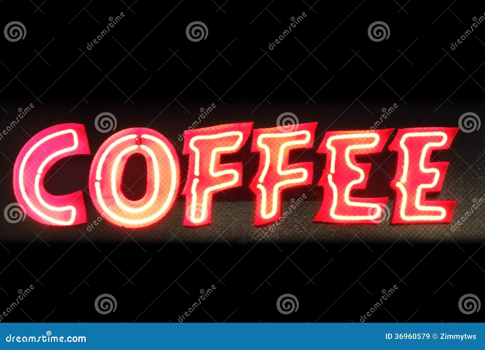 Neon Coffee Sign Stock Photo | CartoonDealer.com #121337772