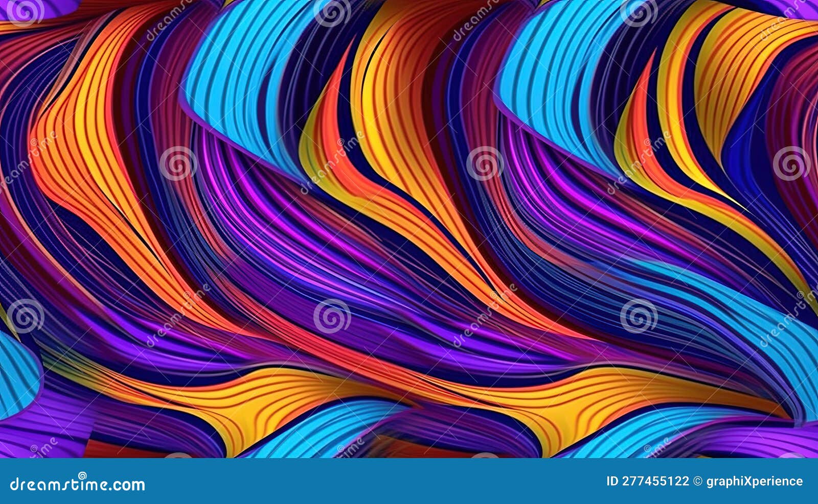 Vivit Color Fabric Pattern Design Stock Illustration - Illustration of ...