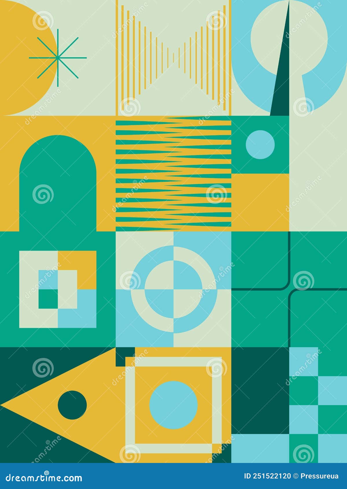 Neon Colored Abstract Pattern Graphics Made with Vector Geometric ...