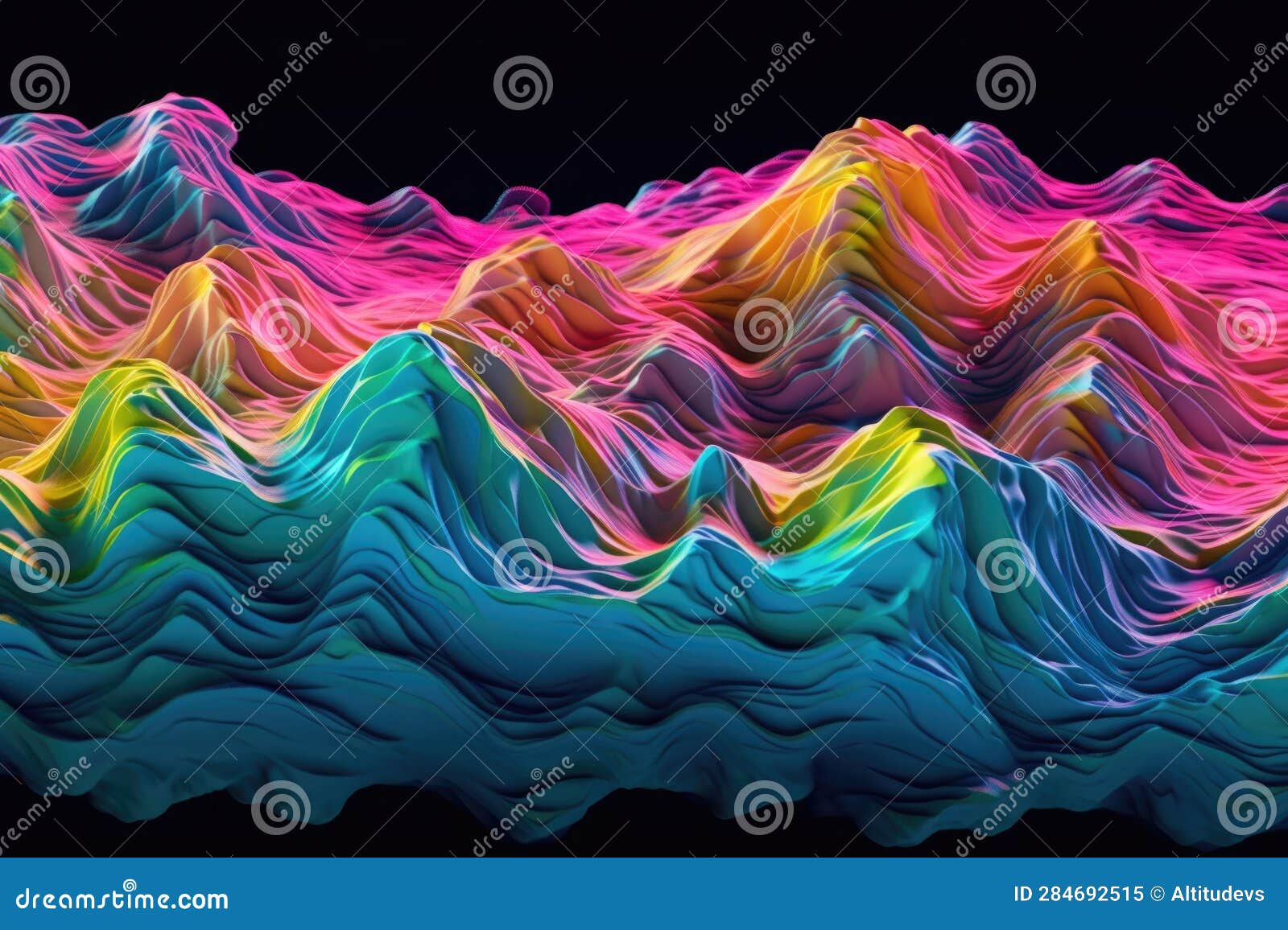 Colored Fluid Elements For Minimal Banner, Logo, And Etc. Set Of ...