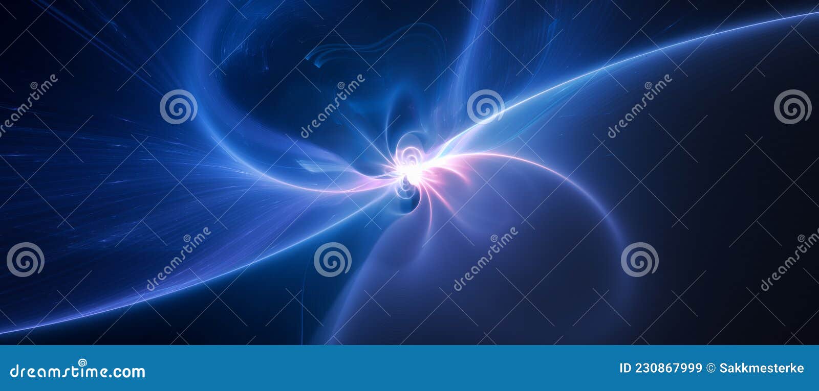 Glowing Singularity In Space Abstract Black And White Effect Royalty ...