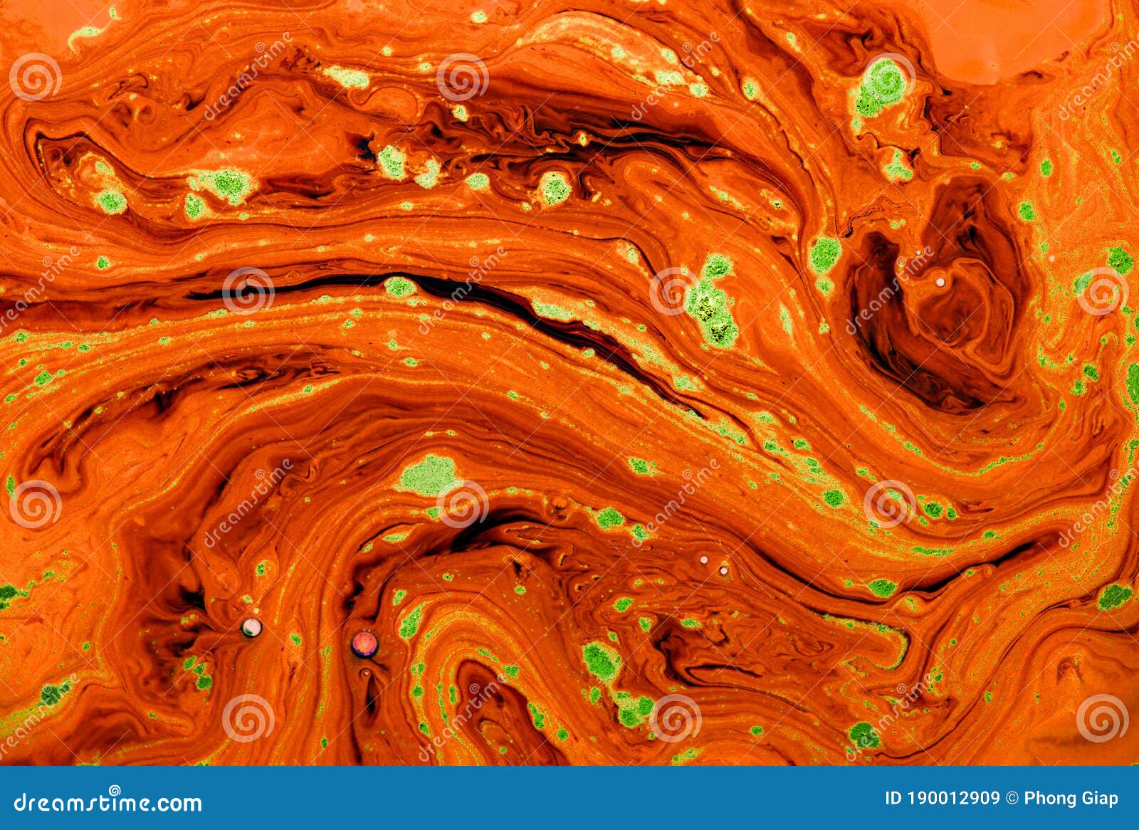 Neon Colored Marble Pattern. Fluorescent Liquid Background. Artwork ...