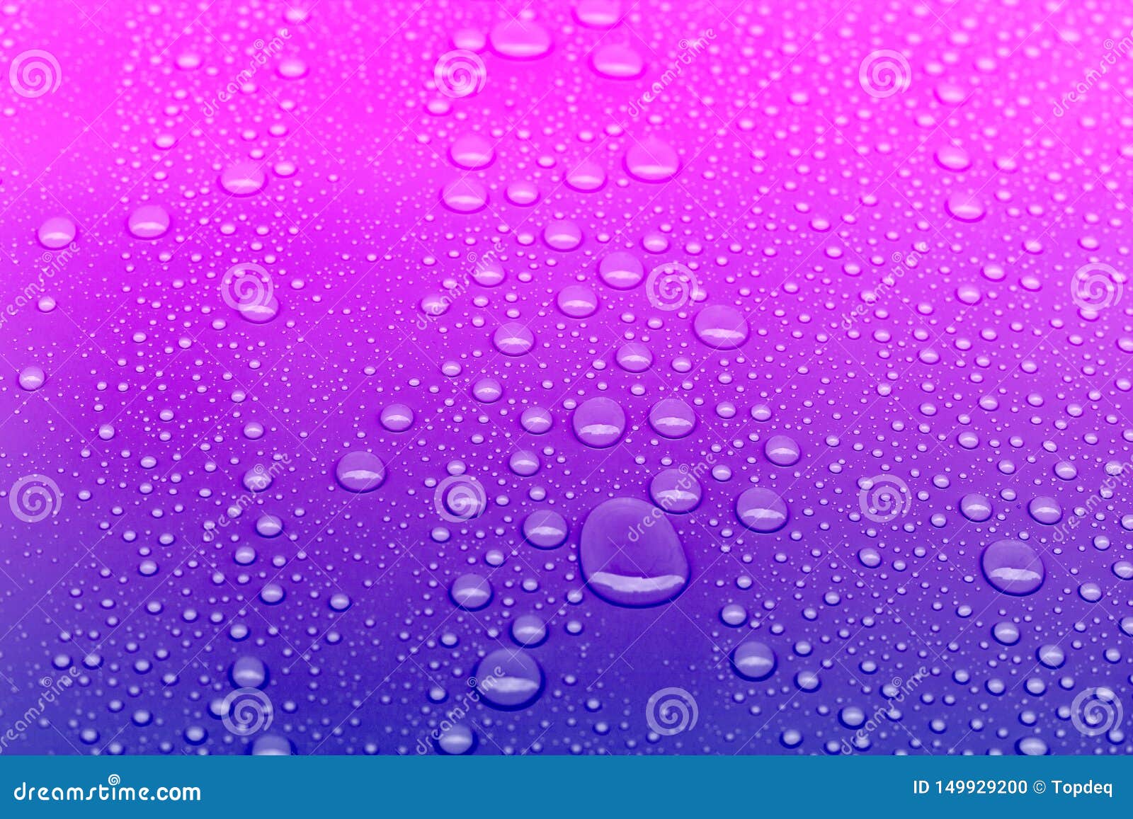 Neon Colored Water Drops Background Stock Photo - Image of surface ...