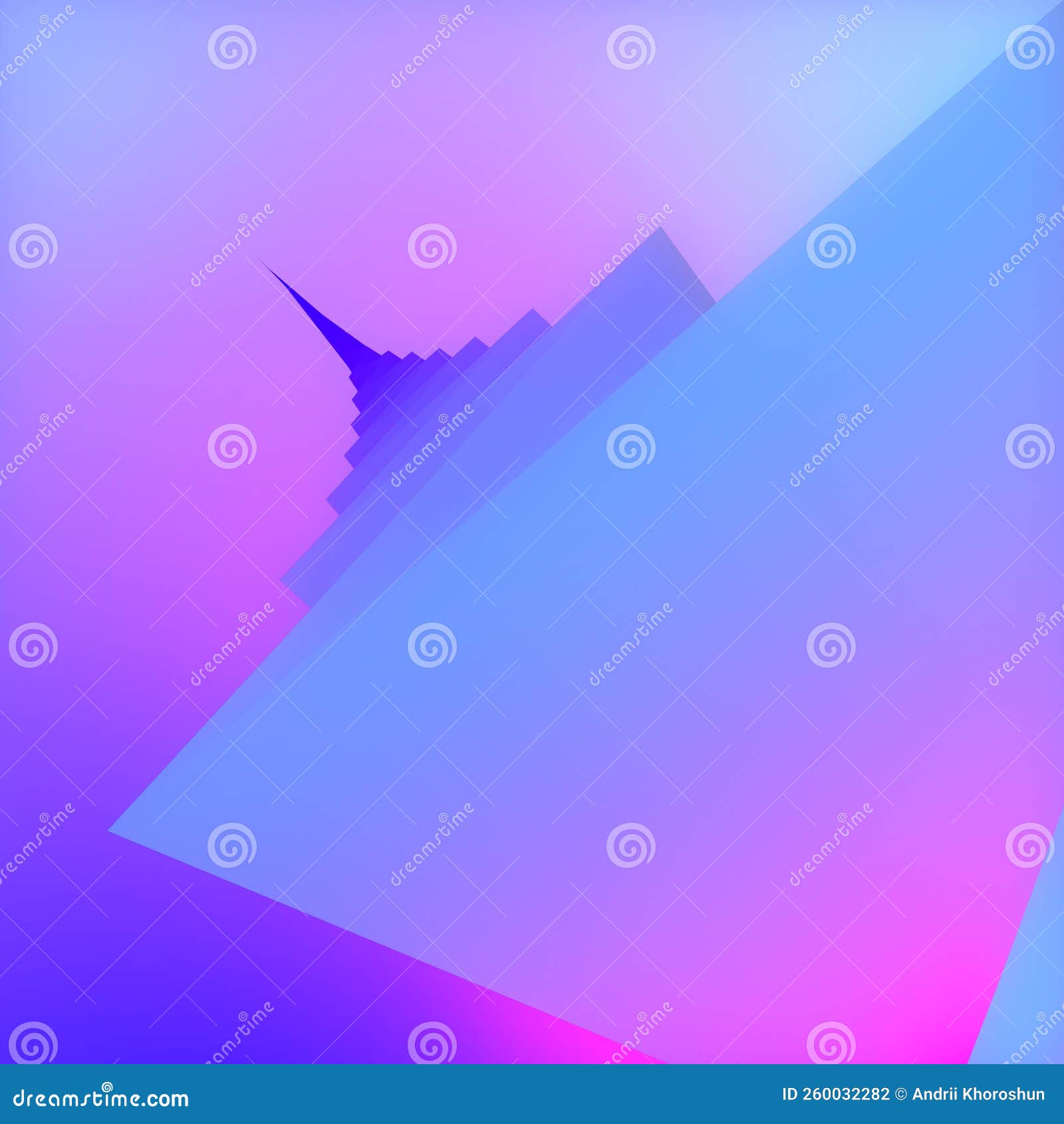 Neon Colored Zag Libyrinth Background. Abstract Art Design. 3d ...