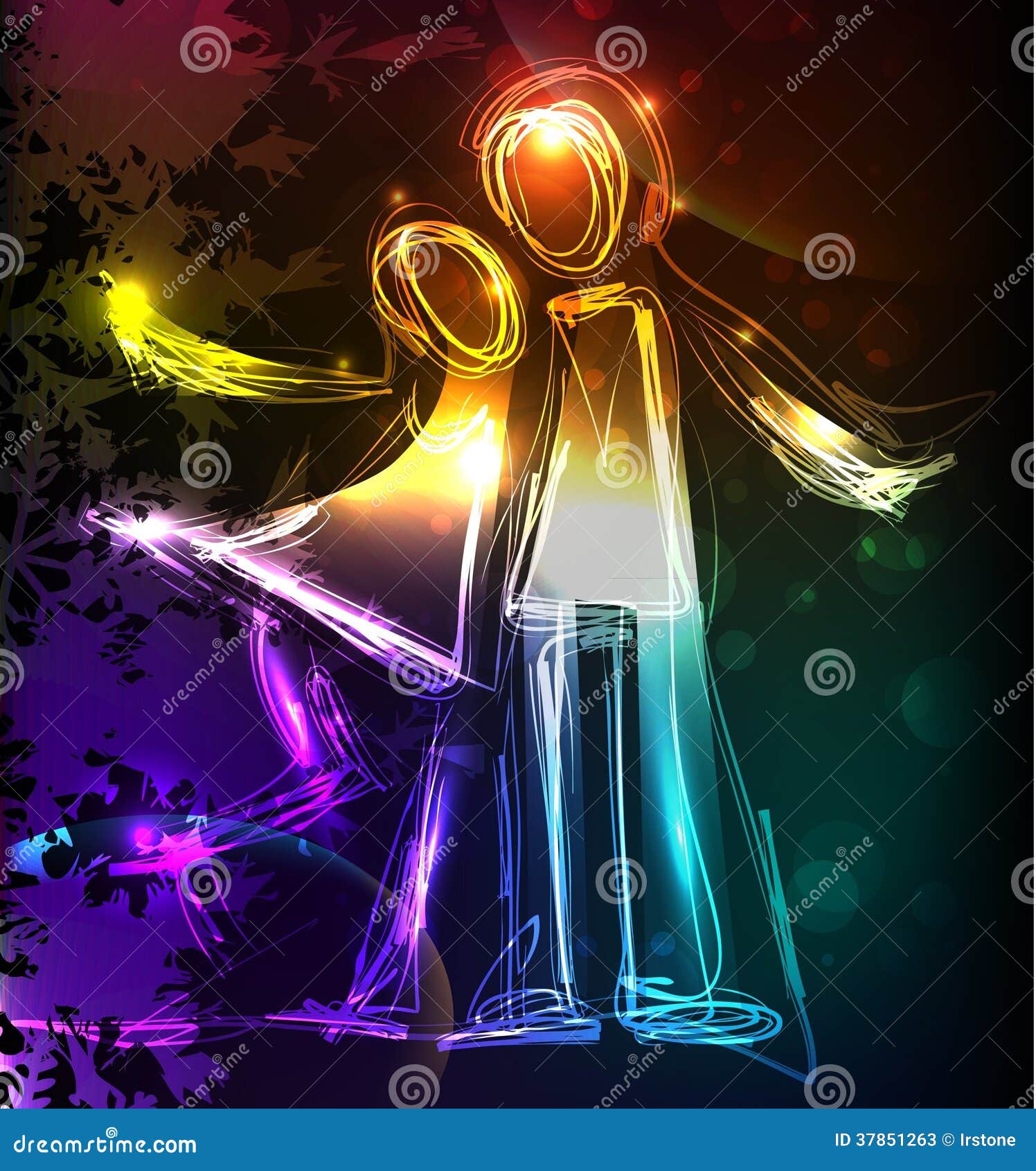 Neon Couple in Love Neon Collection Stock Vector - Illustration of ...