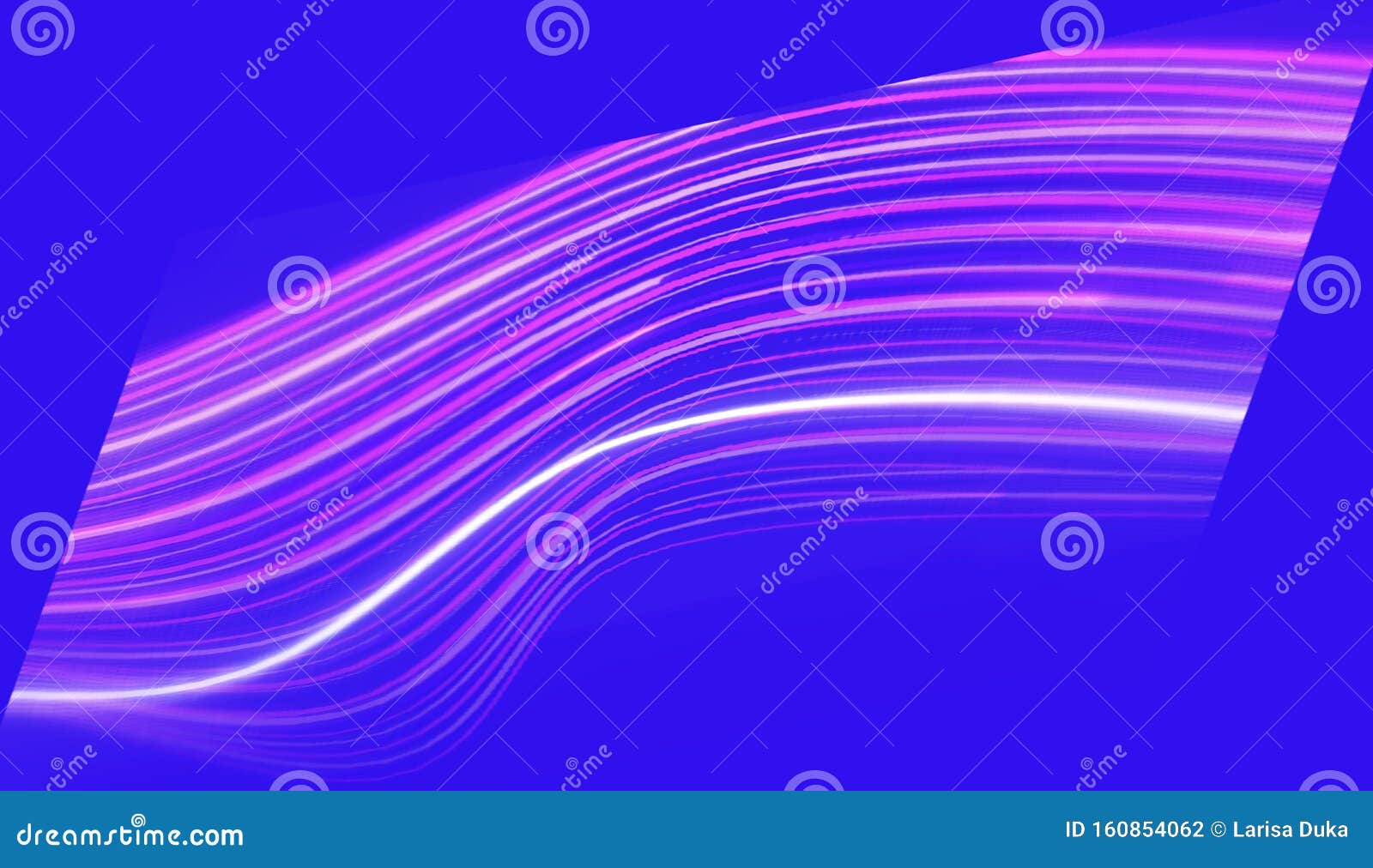 Neon Creative Lines on Blue Background Stock Photo - Image of abstract ...