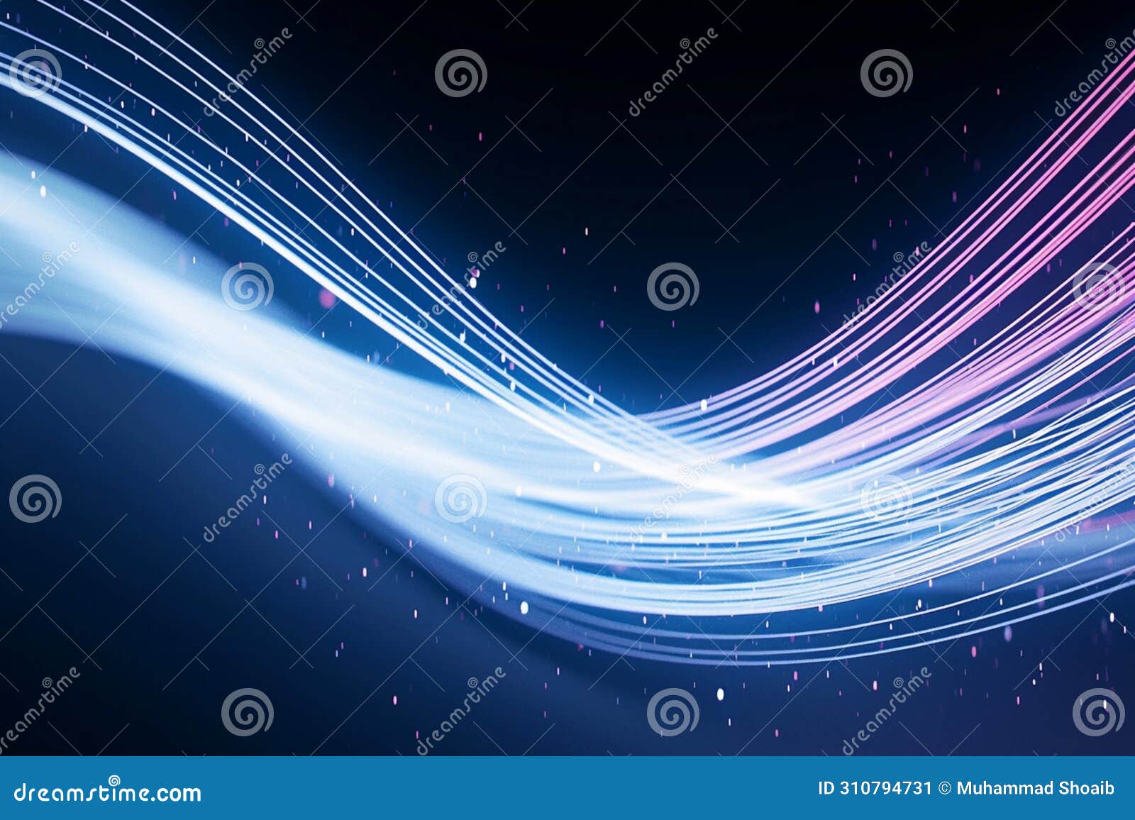 Neon Curve Lines in Fluid Motion Dynamic 3D Rendering Showcases Stock ...