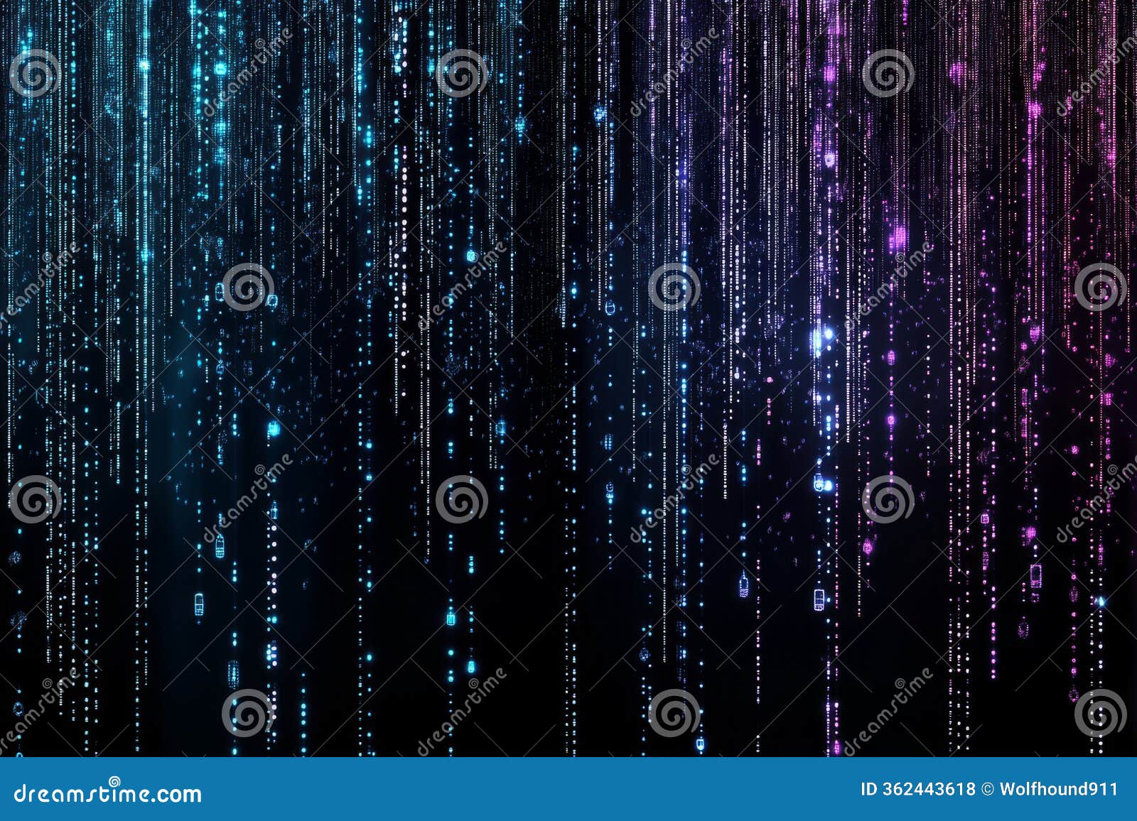 Pixel Rain Abstract Background, Royalty-Free Stock Image ...