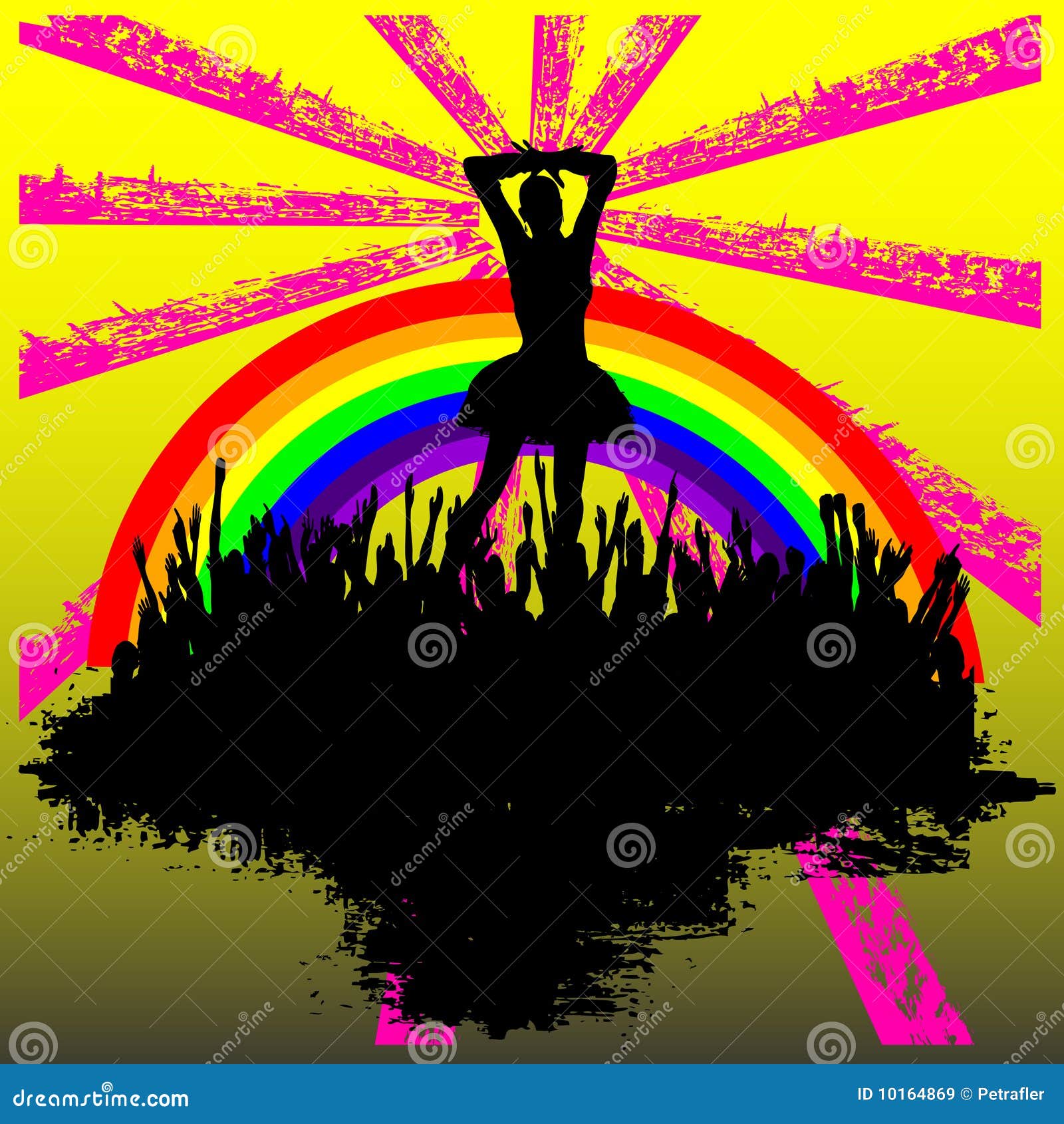 Neon Dance Background stock vector. Illustration of neon - 10164869