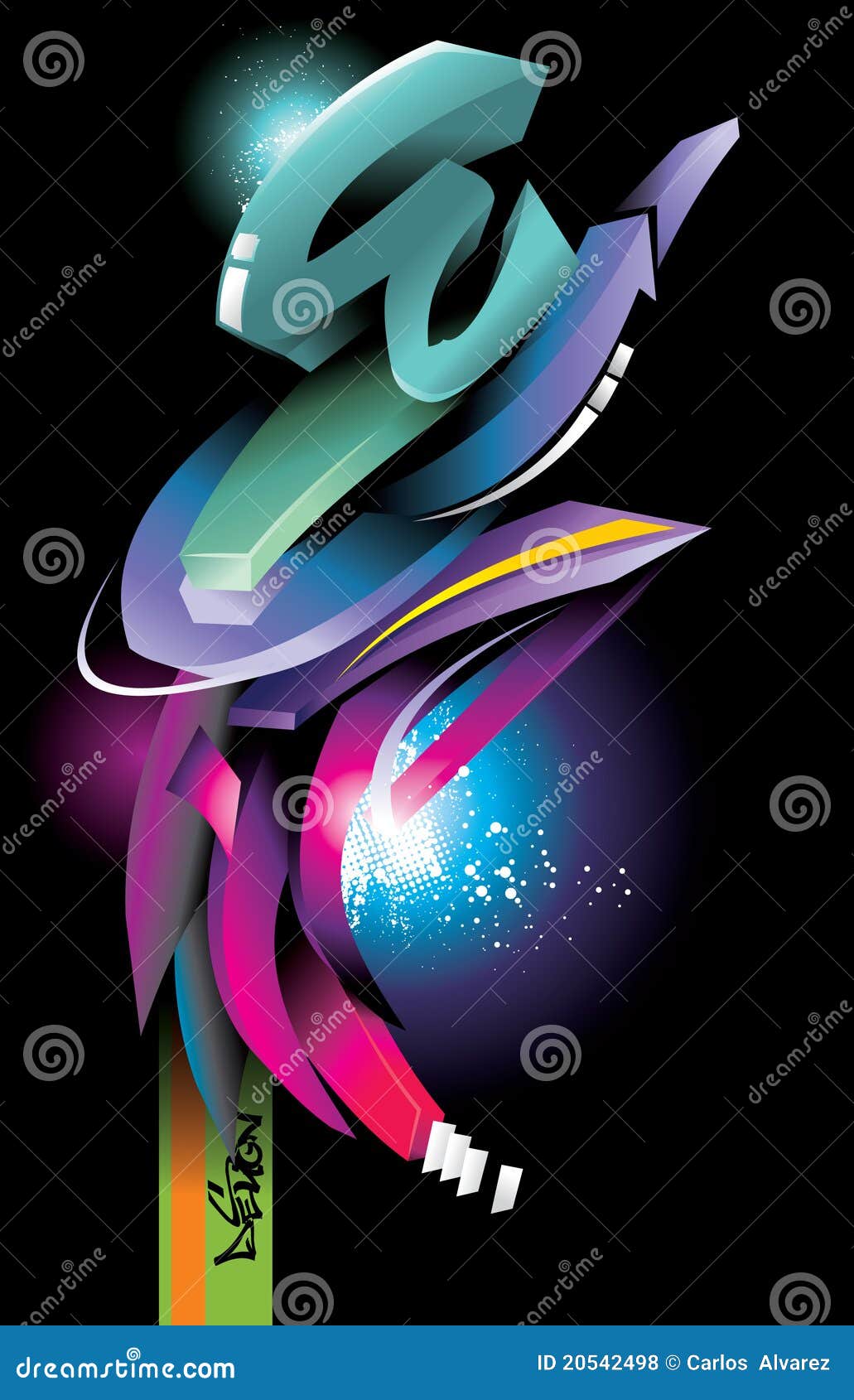 Neon design illustration stock vector. Illustration of light - 20542498