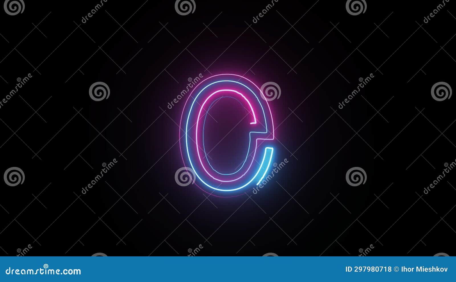 Neon Digit 0 with Alpha Channel, Neon Digits, Digit Zero Stock Footage ...