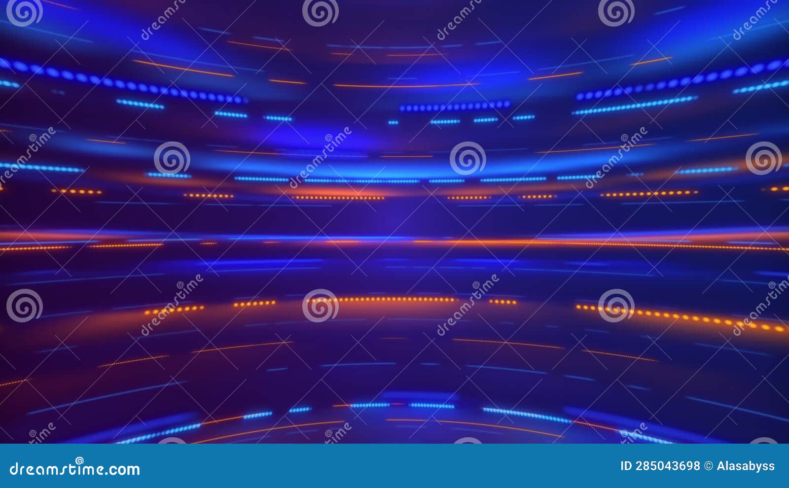 Blue and Gold Neon Digital Data Lights Technology Background Stock ...