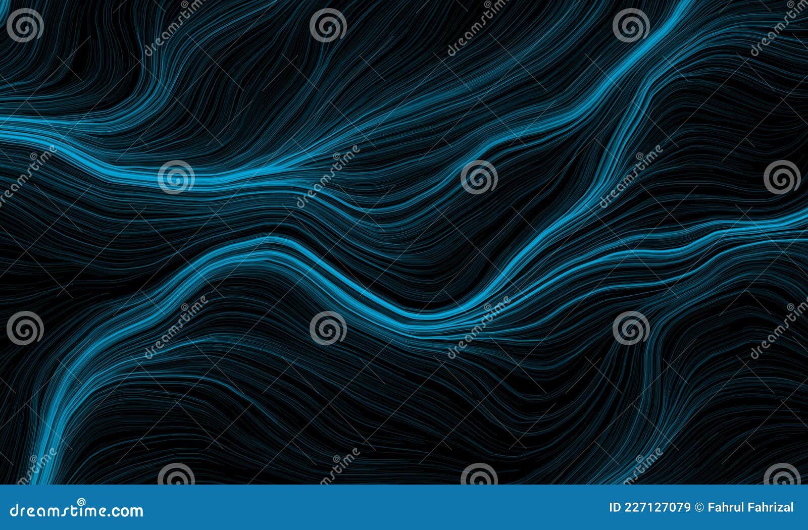 Neon Digital Flow Fields Background Stock Vector - Illustration of ...