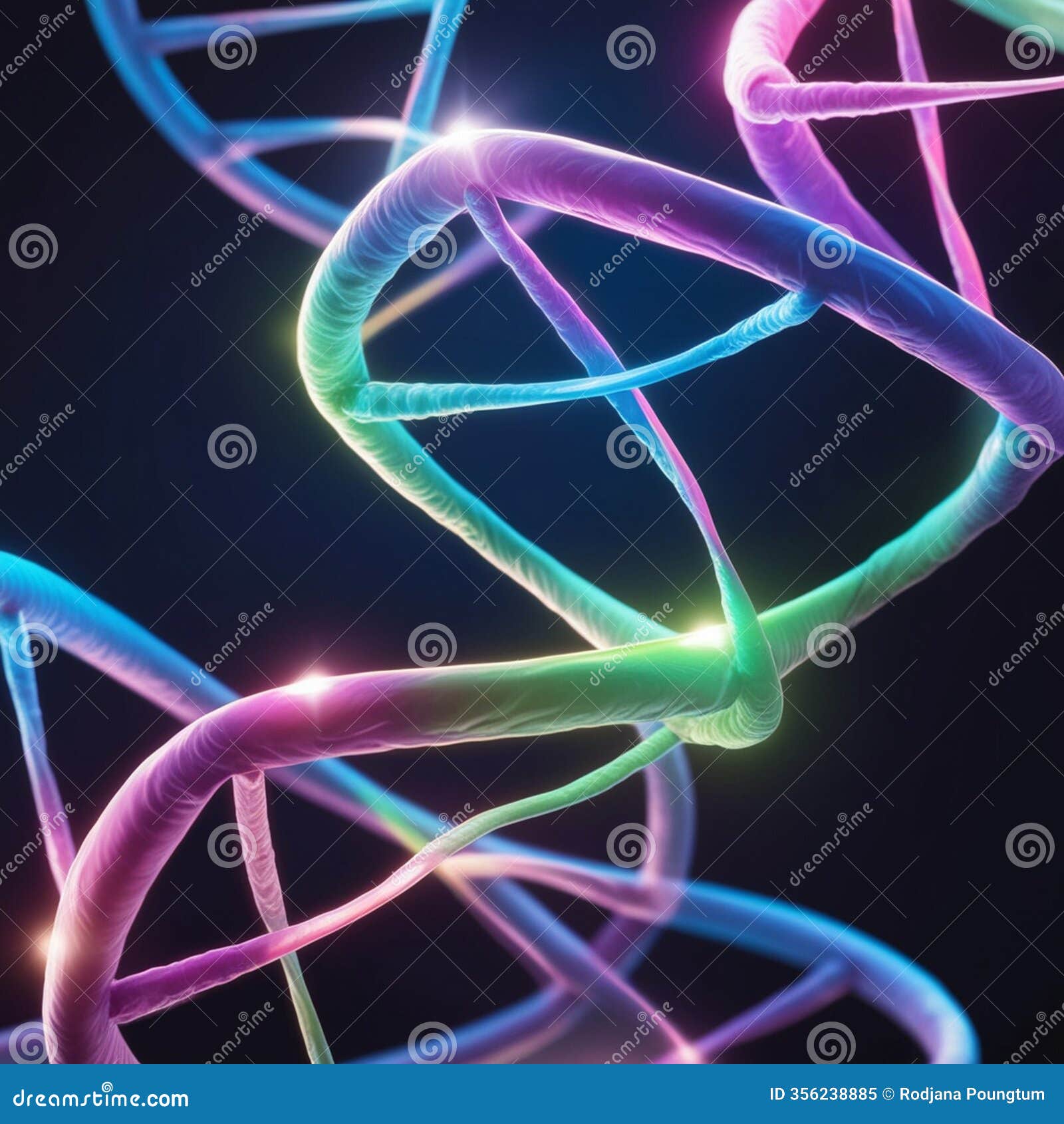 DNA Structure. Long Structure Of The DNA Royalty-Free Stock Photo ...
