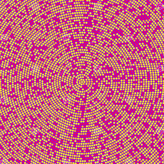 Neon Dots Abstract Background. Dotted Halftone Backdrop. Vector ...