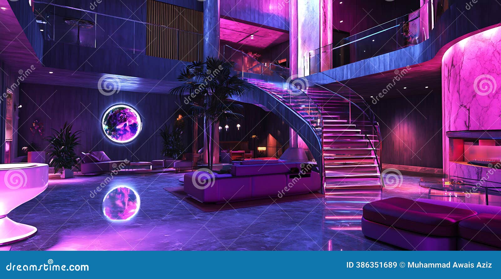 Neon Dreamscape: 8K Sci-Fi Artwork With Glowing Cables And High-Voltage ...