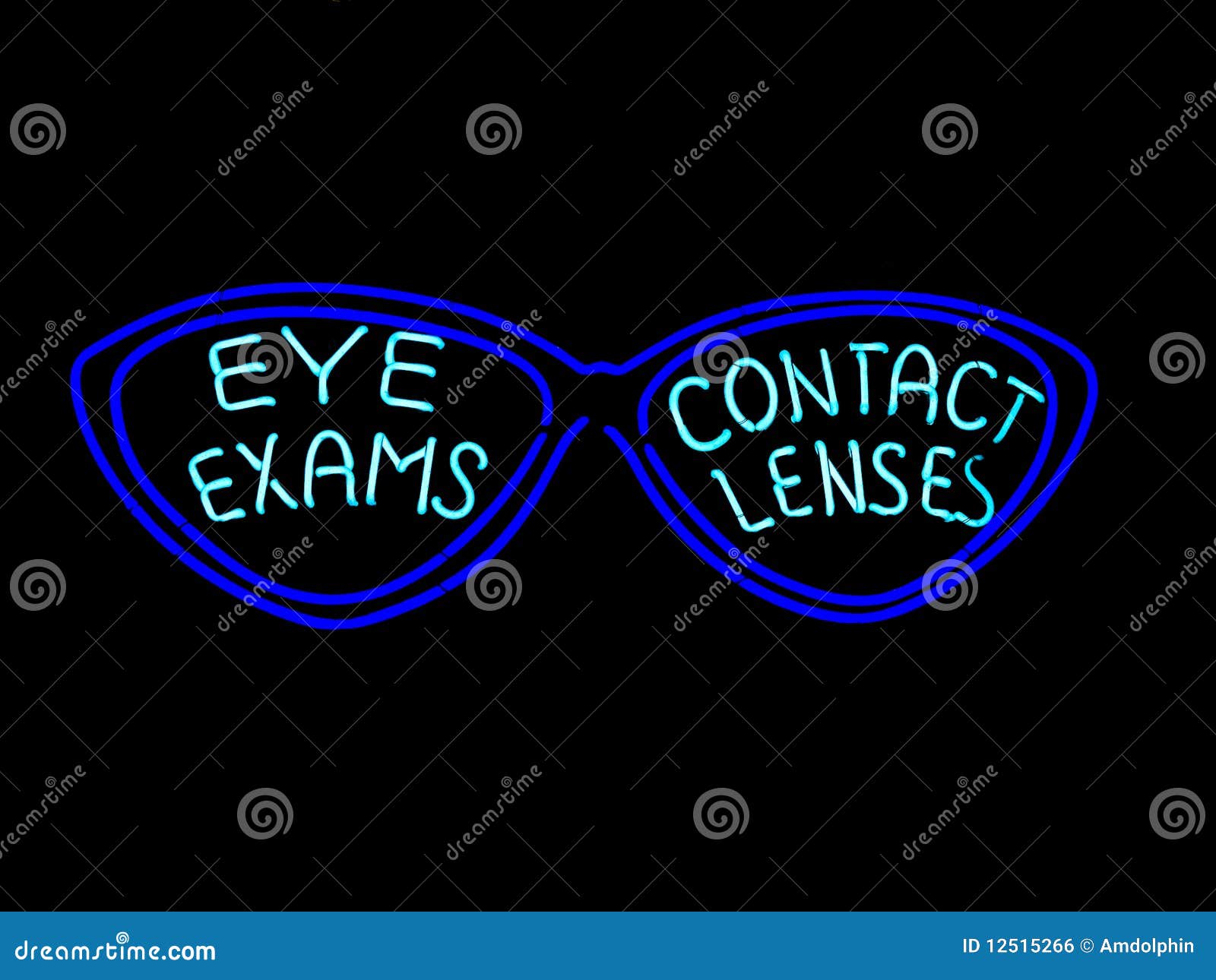 Neon Eyeglasses Sign stock photo. Image of opthamologist - 12515266
